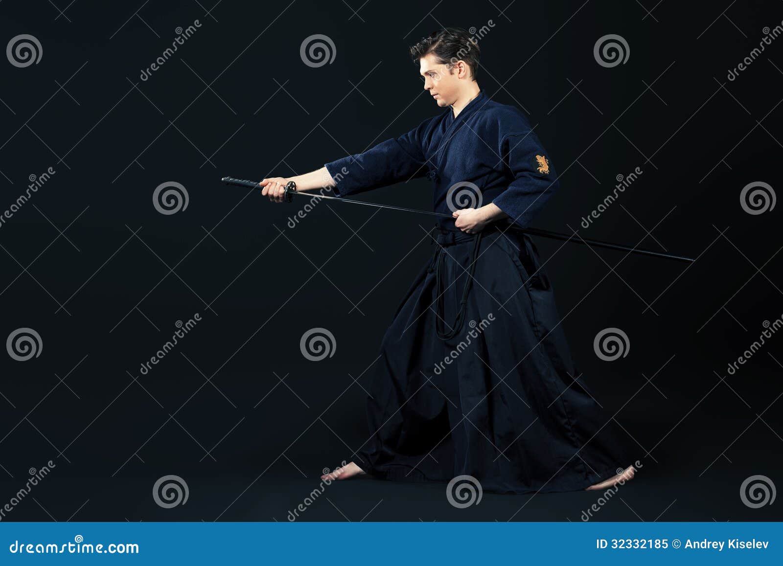 Samurai stock image. Image of fighter, concentration - 32332185