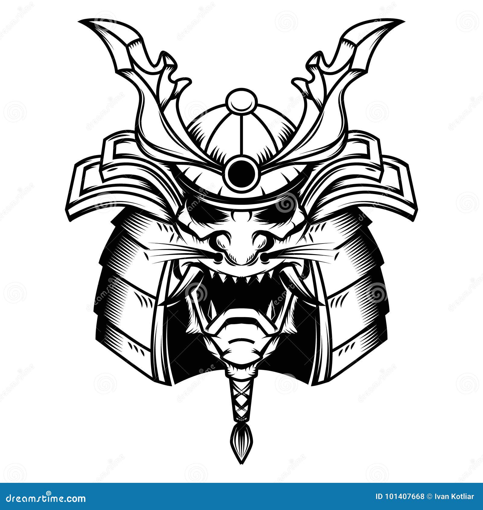 Samurai Helmet Clip Art