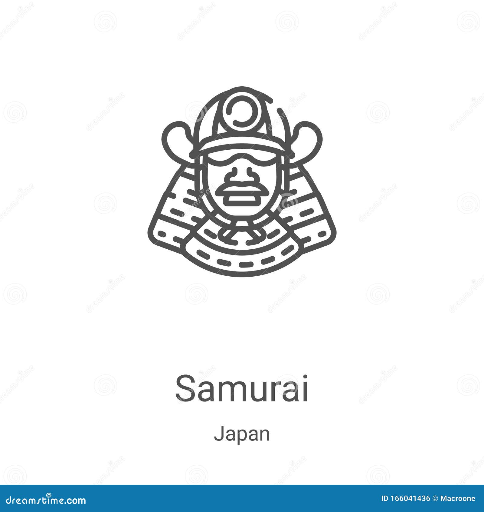 Samurai Symbol Cartoon Vector | CartoonDealer.com #55370909