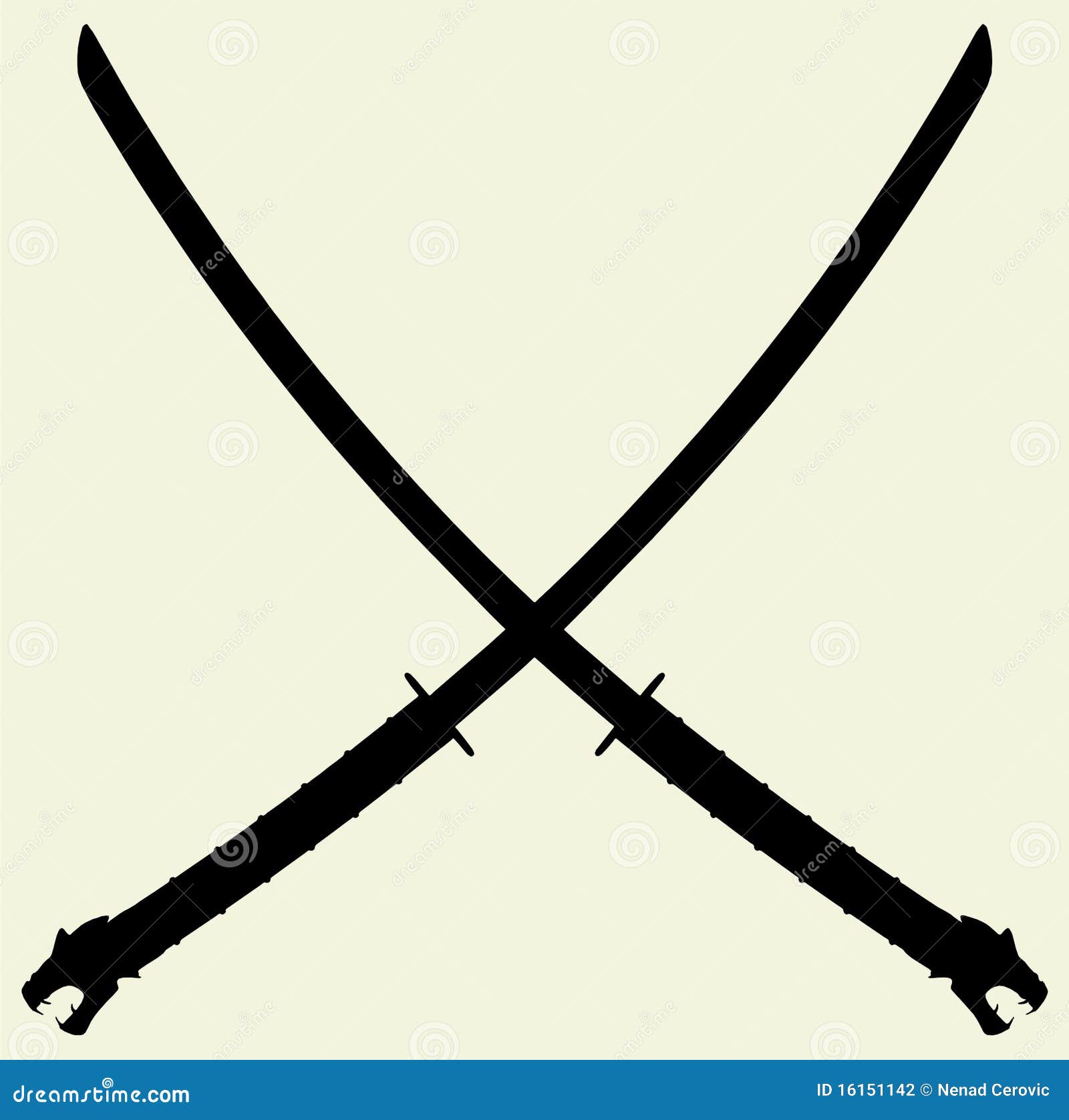 Samurai Katana Vector 01 stock vector. Image of isolated - 16151142