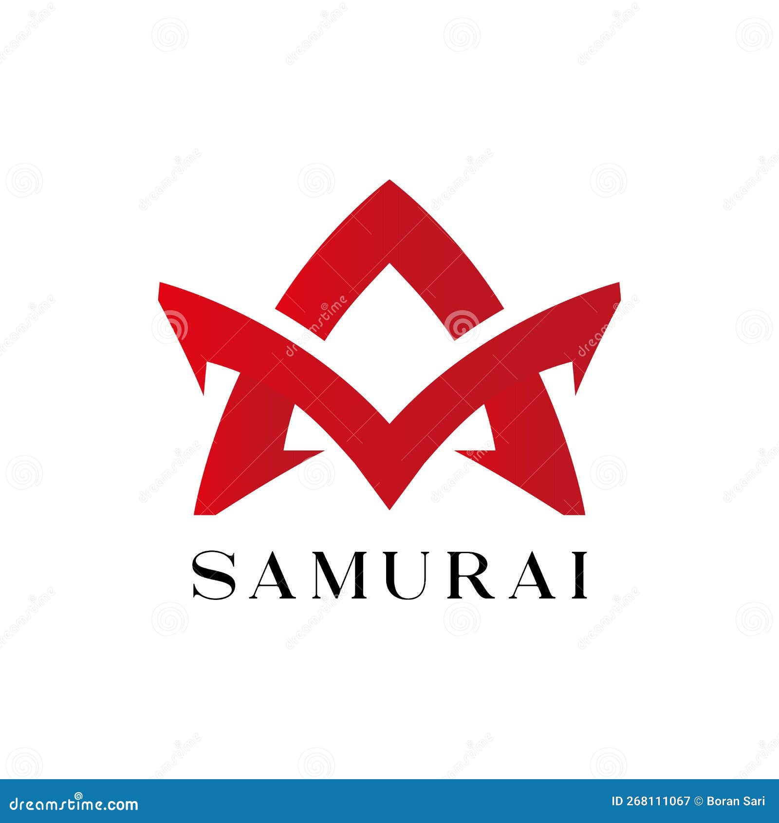 Samurai Logo Brand, Symbol, Design, Graphic, Minimalist.logo Stock ...