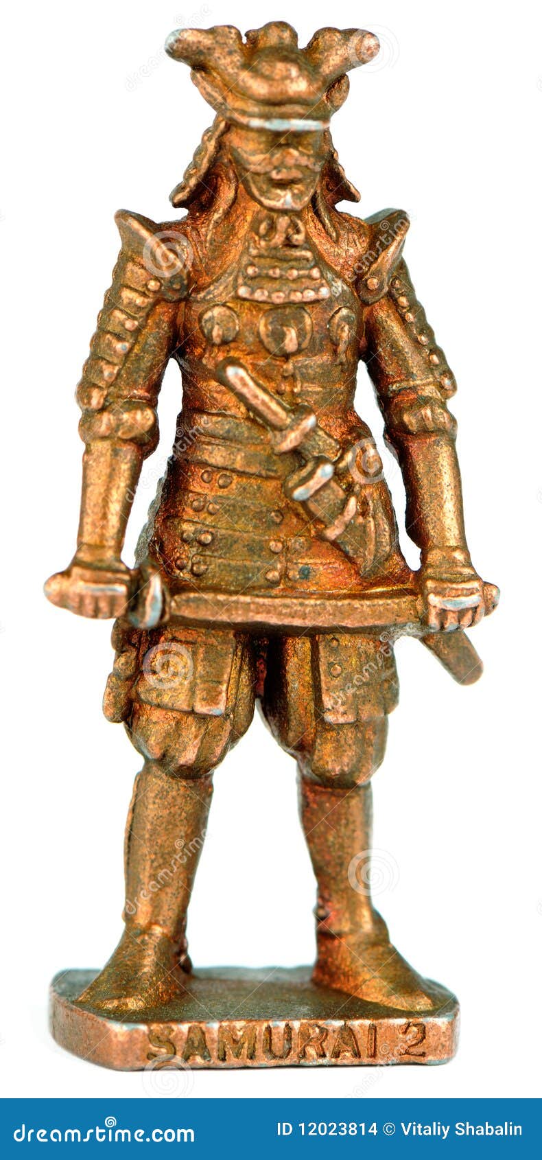 Samurai Miniature Statuette Stock Photo - Image of miniature ...