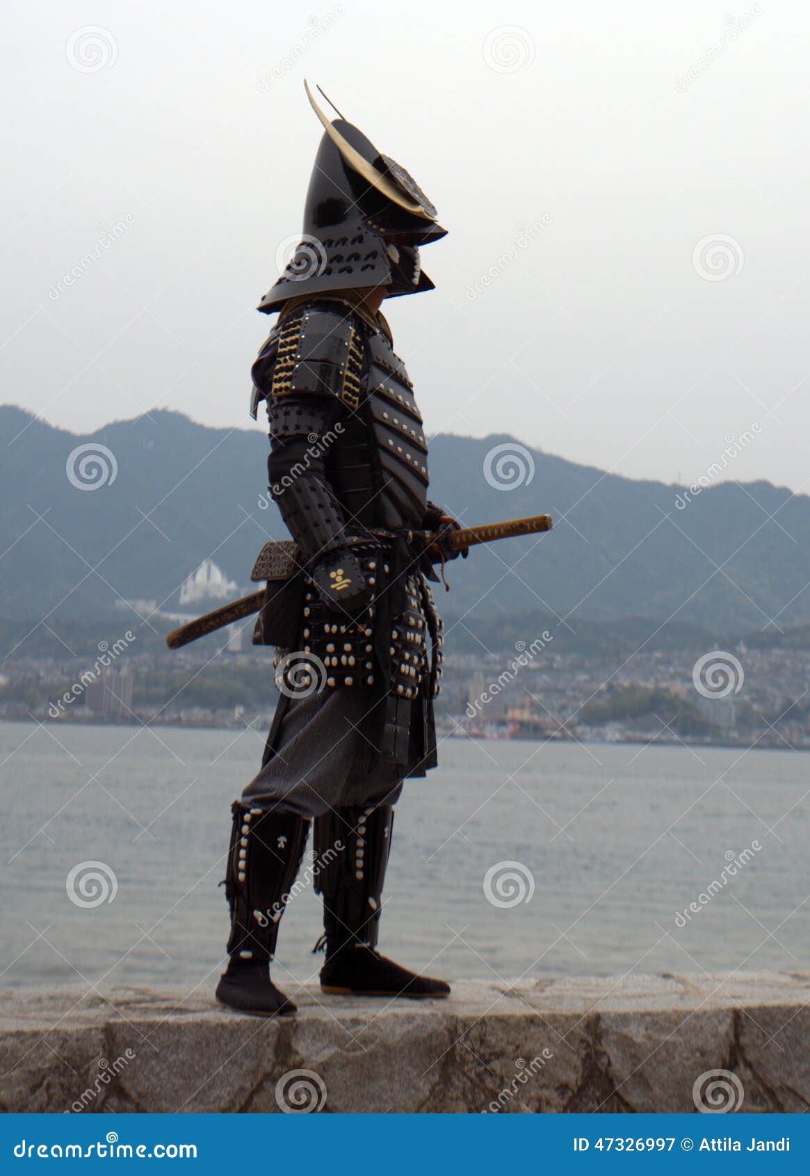 Samurai, Miyajima, Japan editorial photography. Image of japanese ...