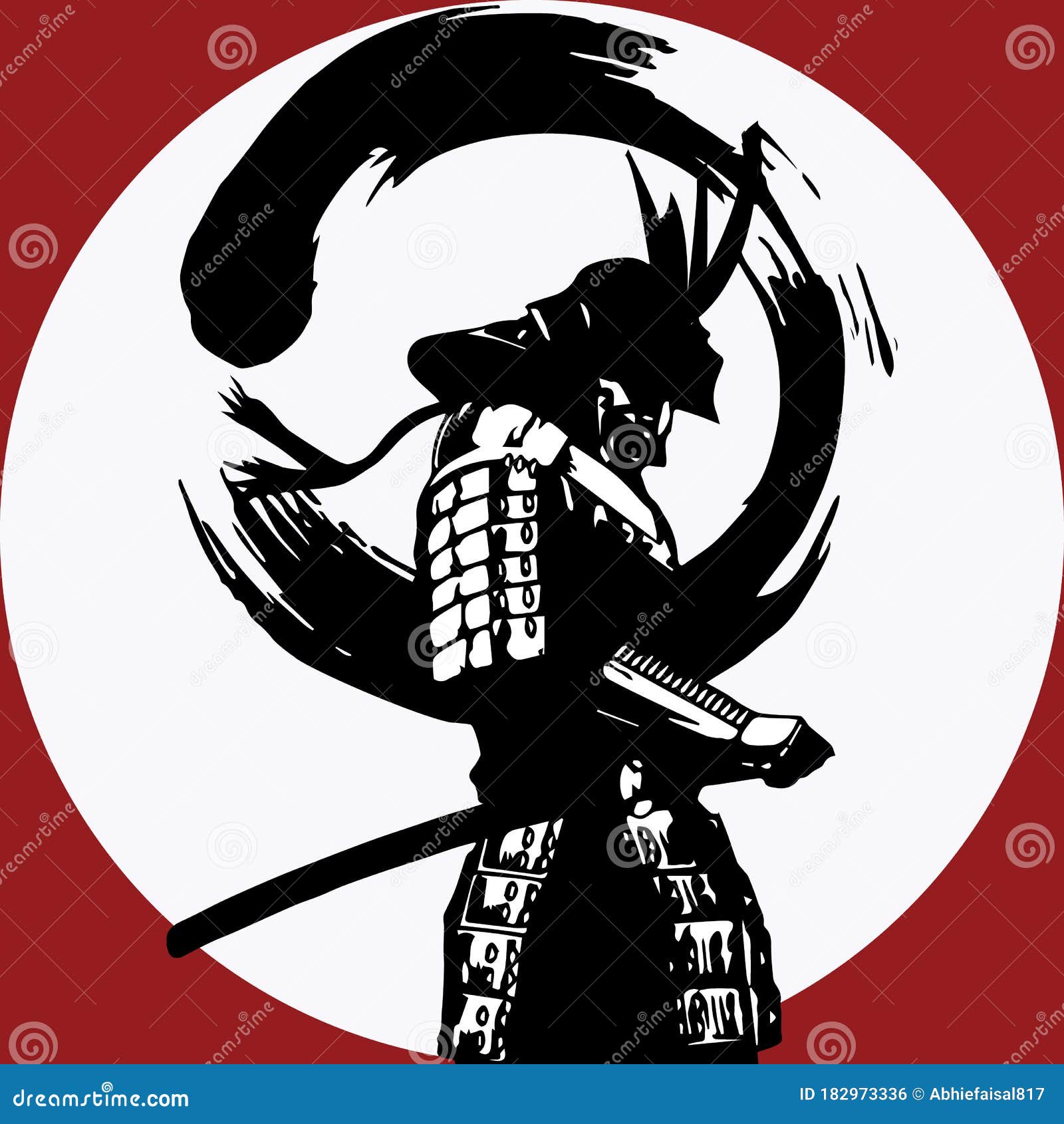 Samurai Sunrise Stock Illustrations – 204 Samurai Sunrise Stock ...