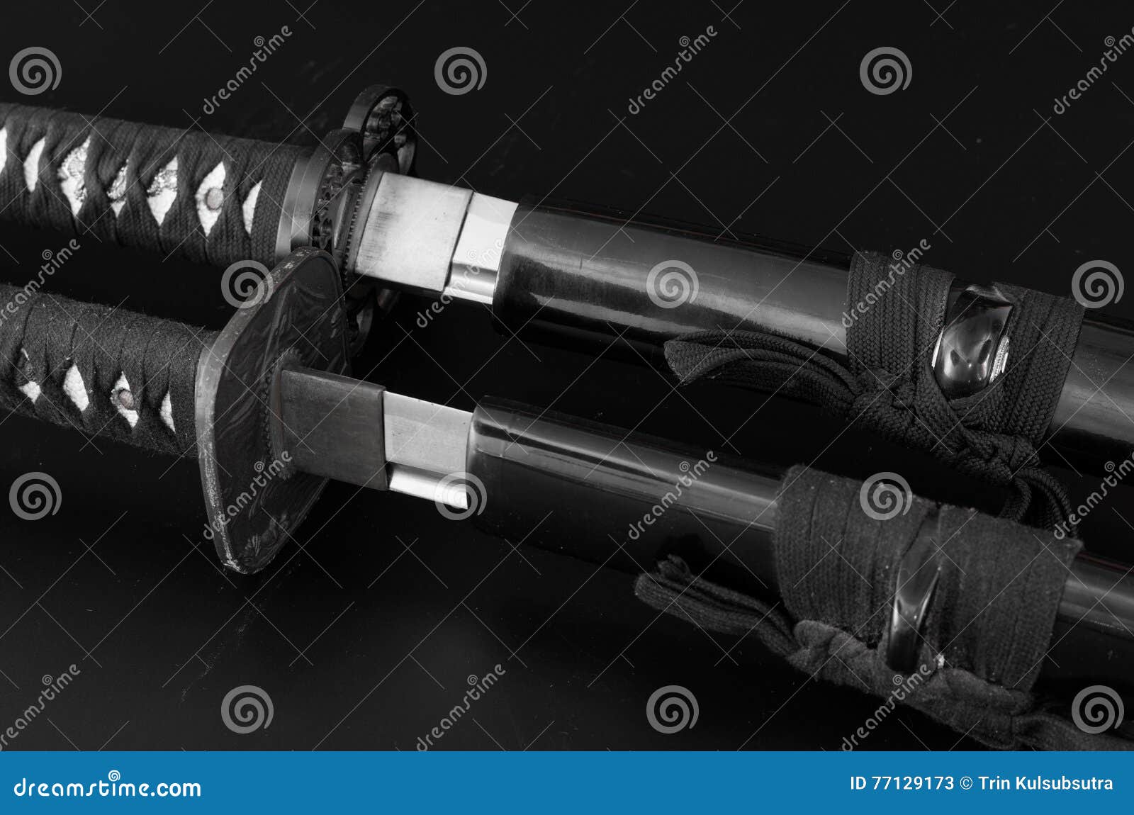 Samurai sword. stock image. Image of decoration, assassin - 77129173
