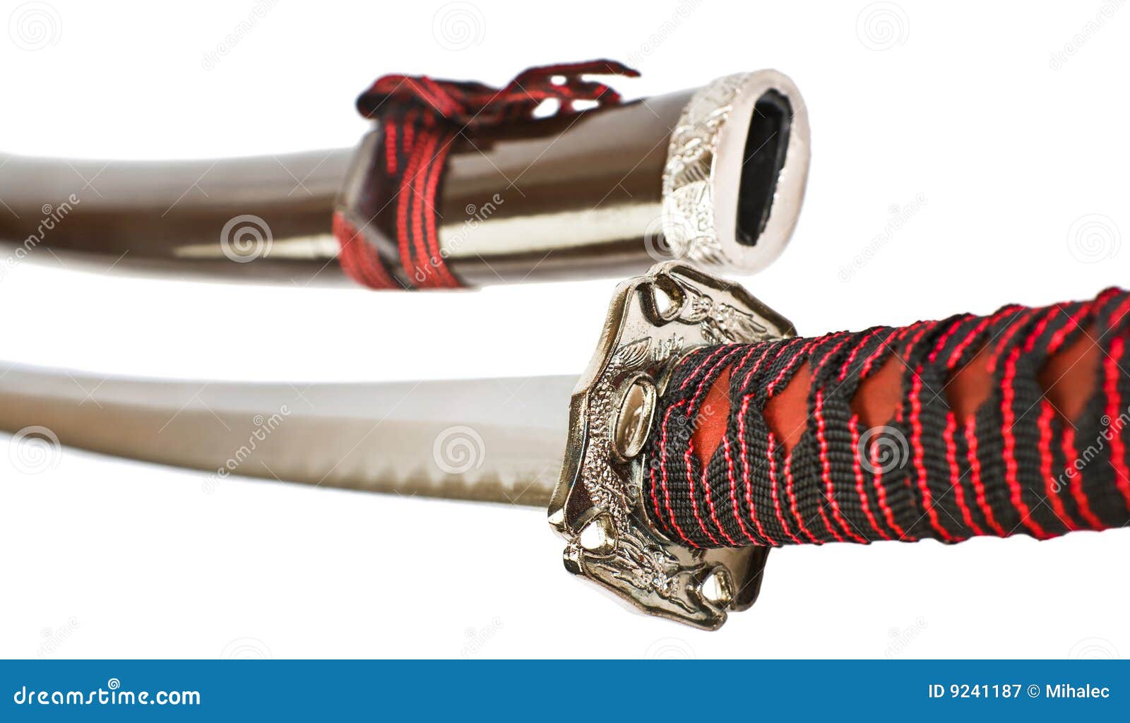 Samurai sword isolated stock image. Image of muscular - 9241187