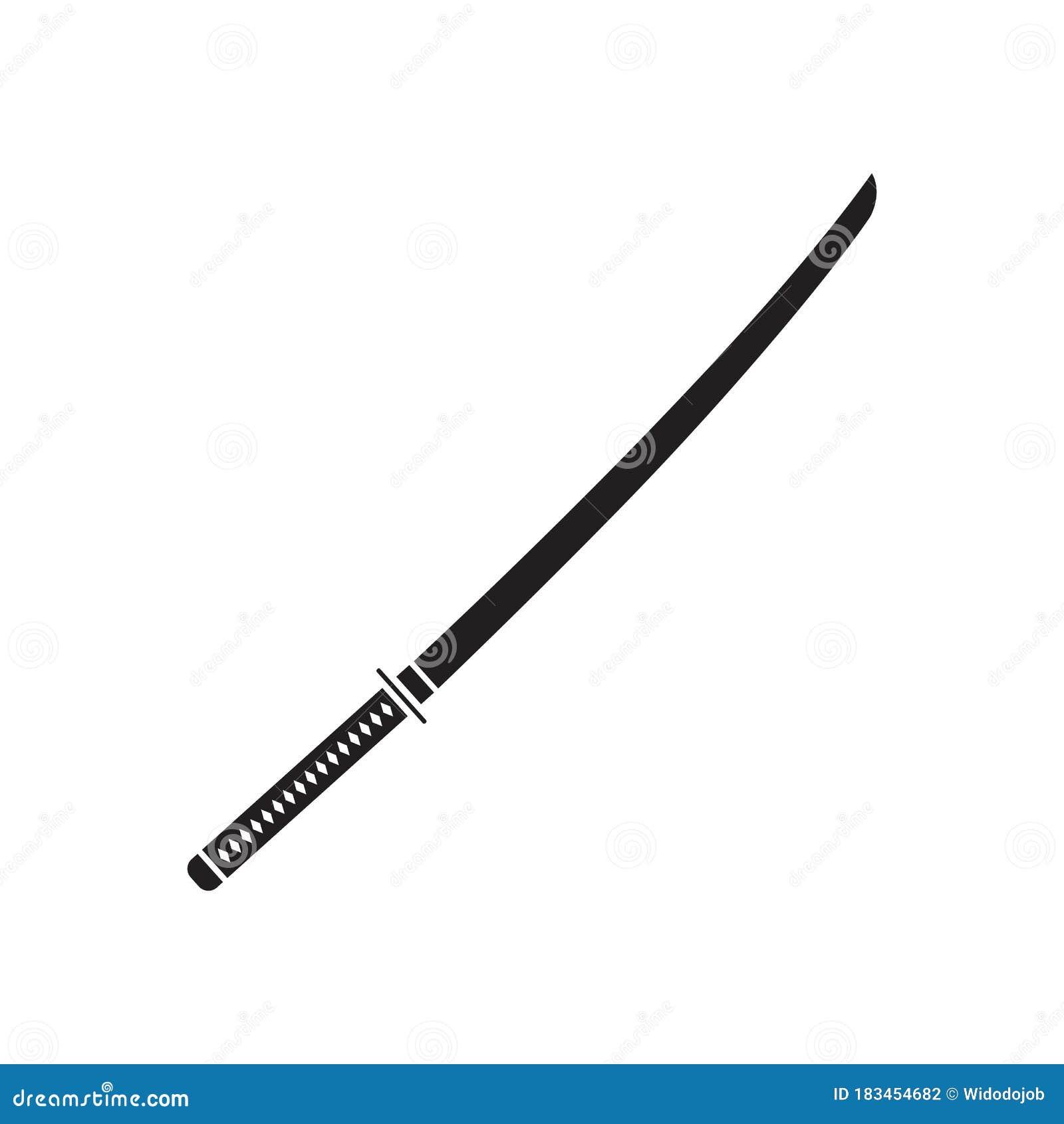 Samurai / Sword / Katana / Blade Icon Symbol Vector Stock Vector ...