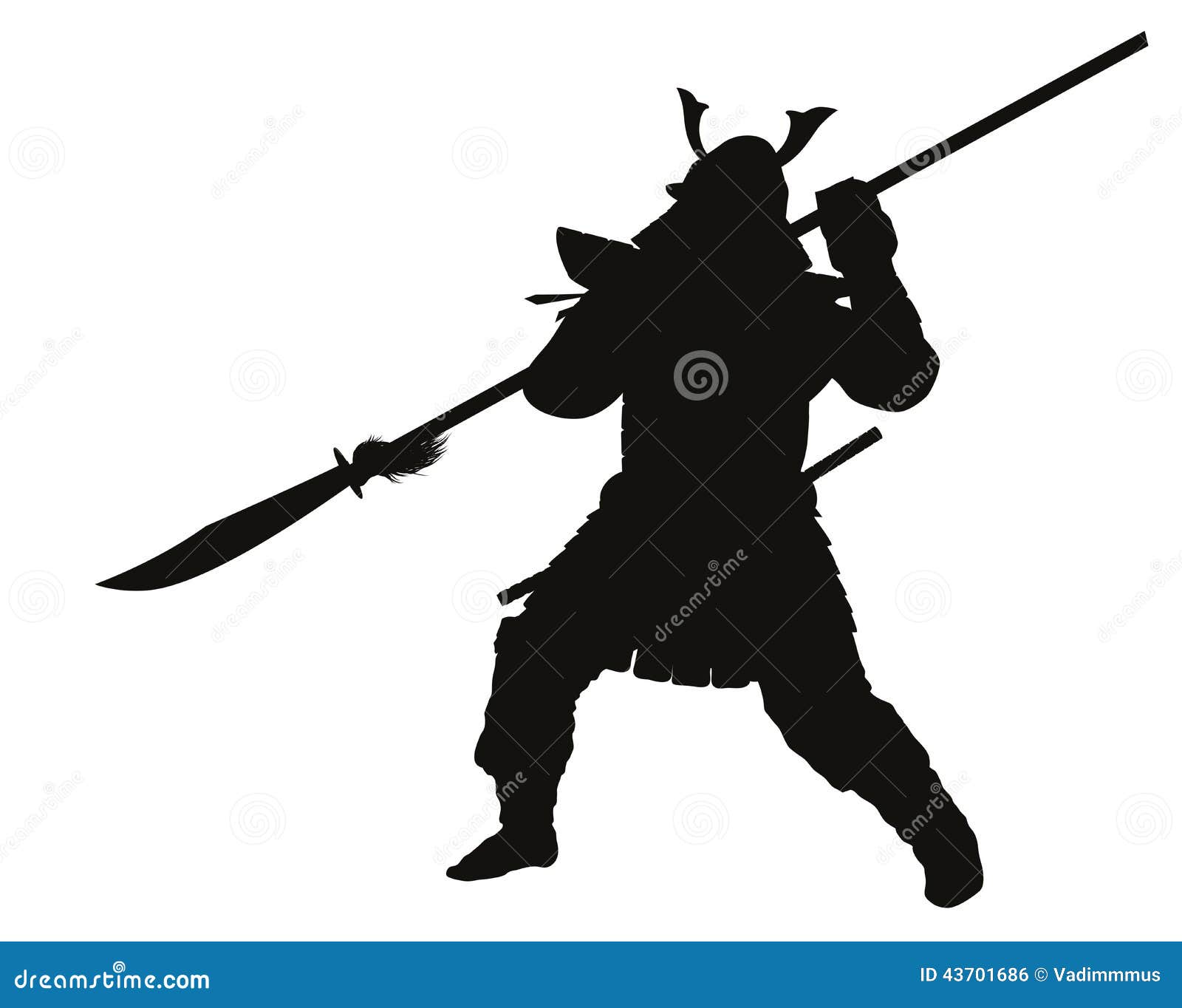 Samurai Tema De Los Guerreros Ilustración del Vector - Ilustración de ...