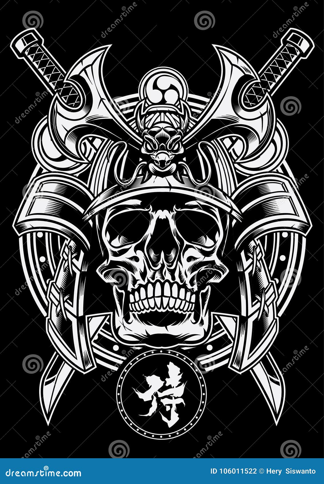 Japanese Sword Illustration, Drawing, Engraving, Ink, Line Art, Vector ...