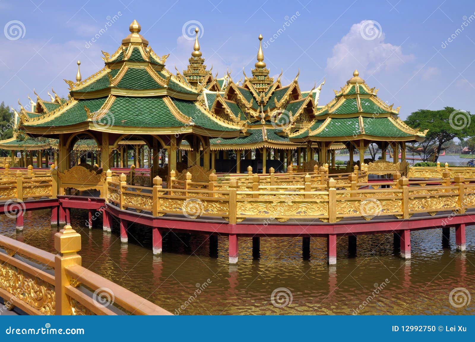 Samut Prakan, Thailand: Enlightened Pavilion Stock Photo - Image of ...