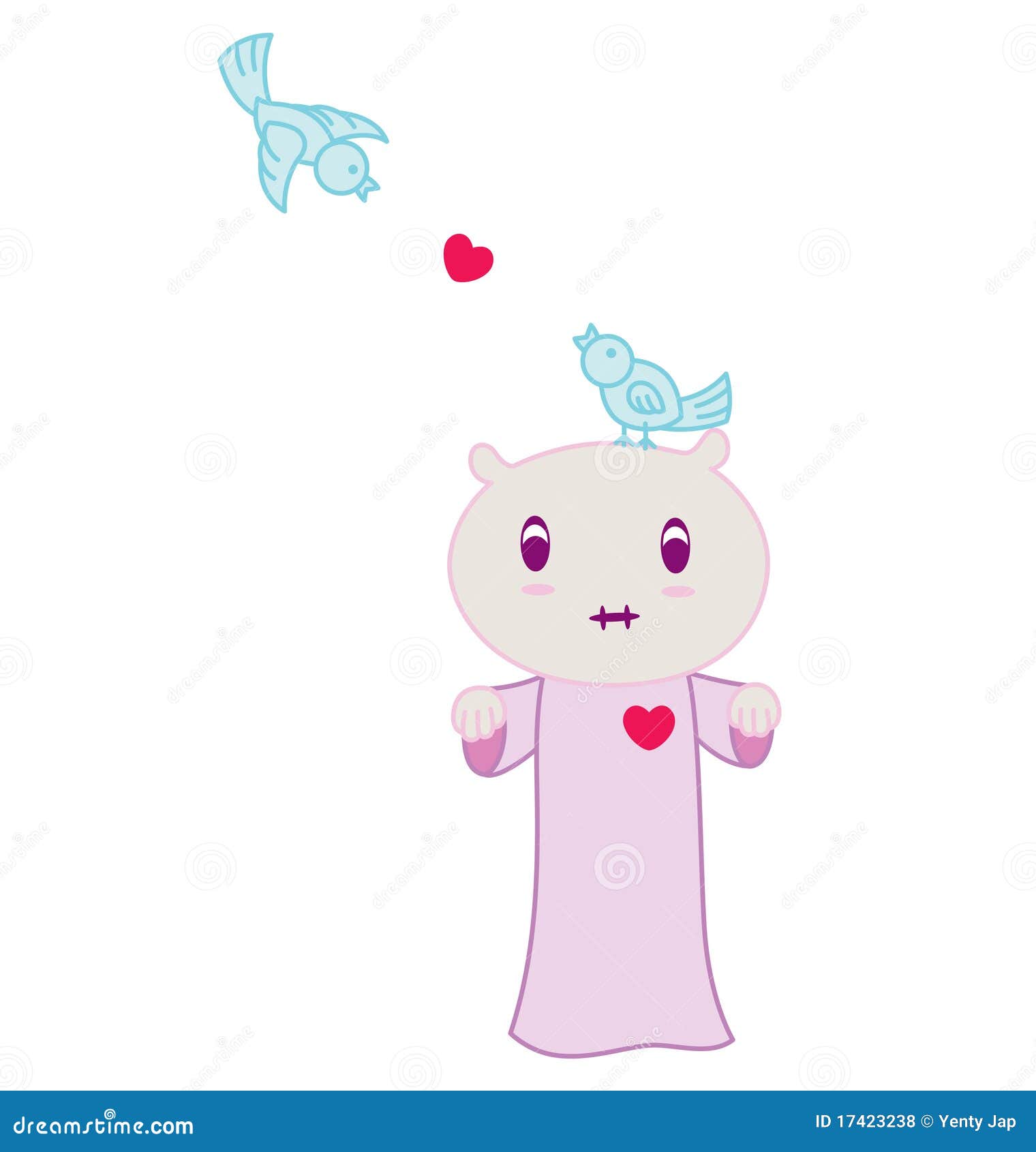 Samy Birds stock vector. Illustration of raise, mouth - 17423238