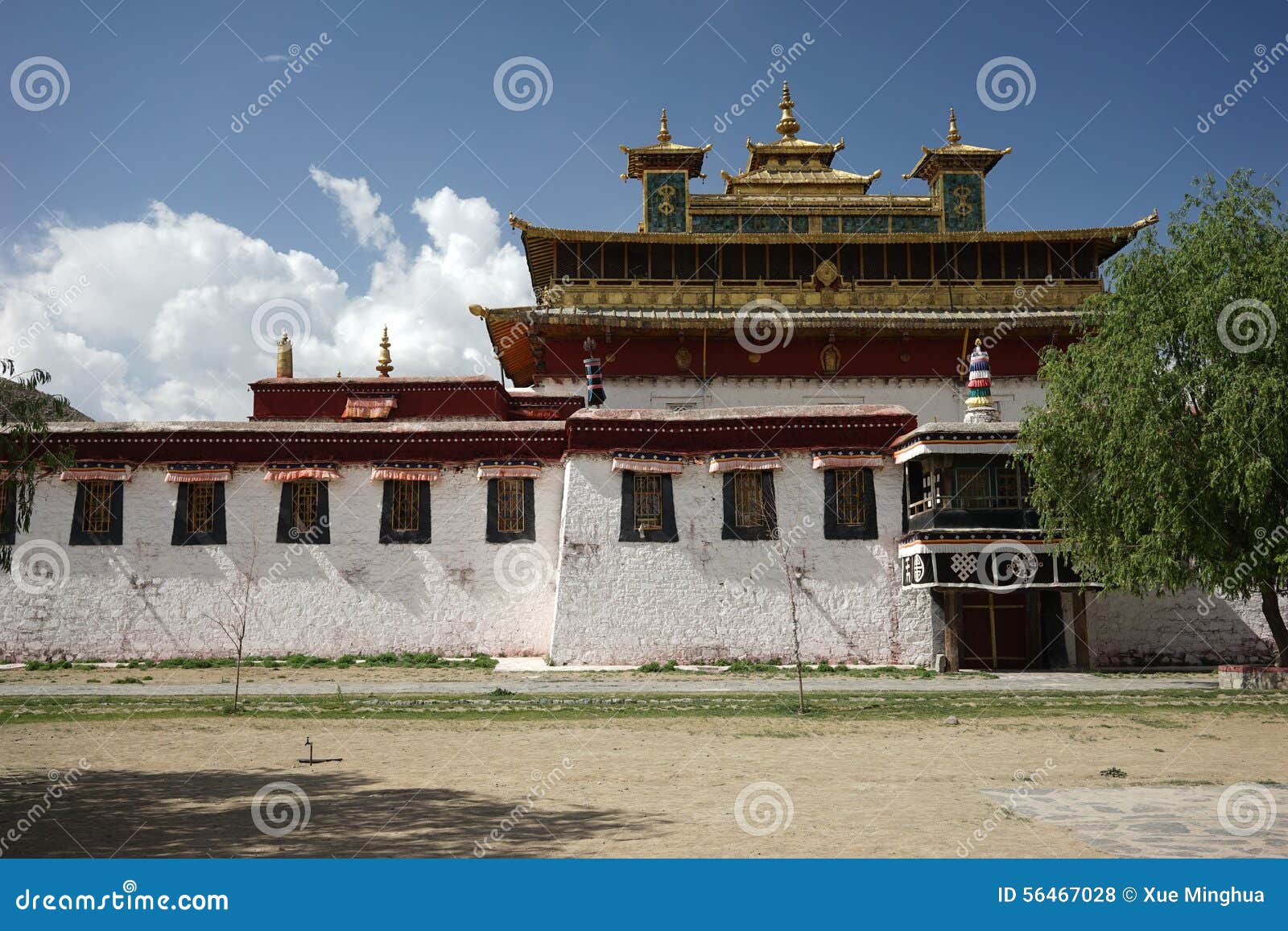 Samye Gompa in Tibet stock photo. Image of shannan, county - 56467028