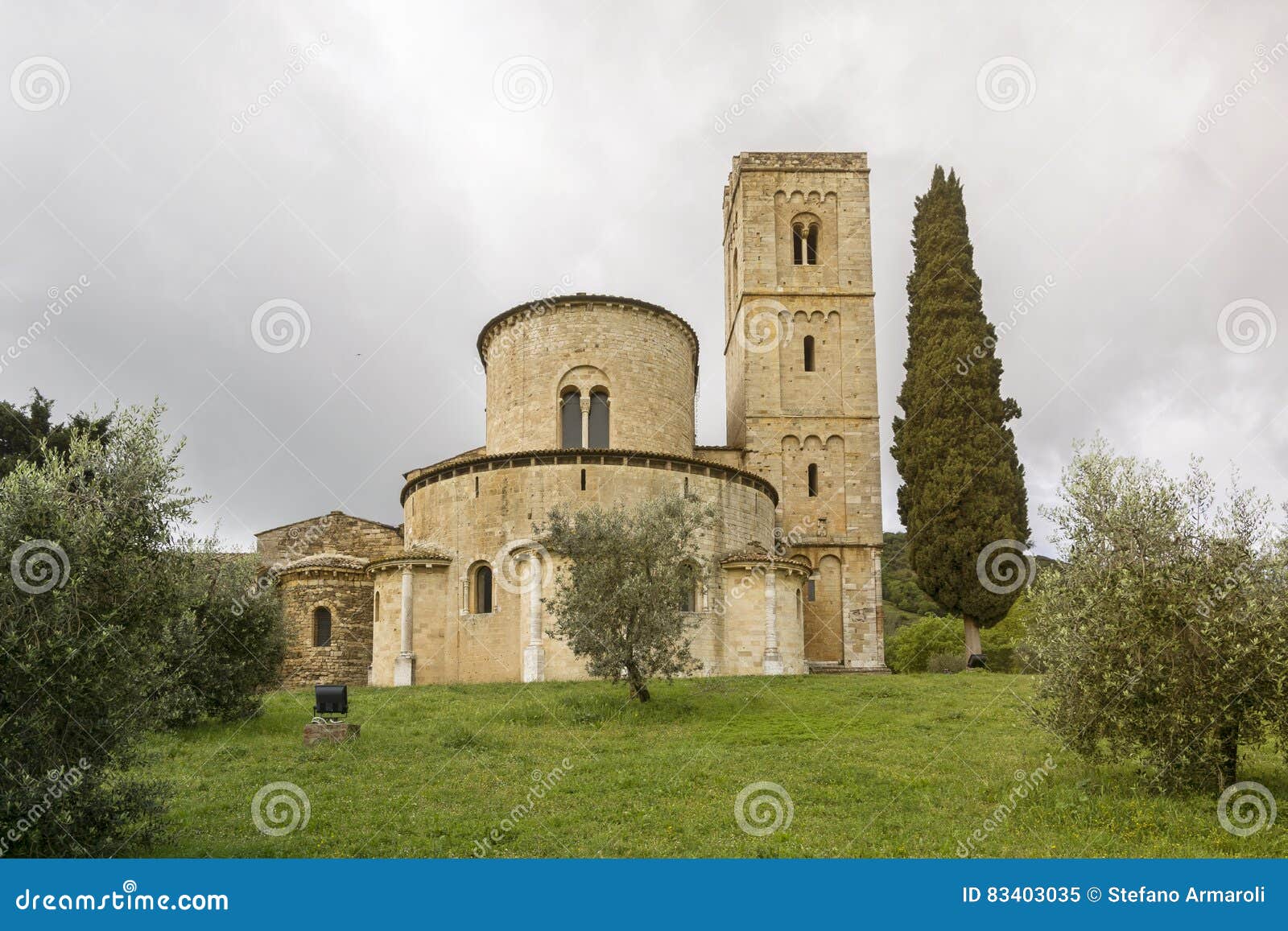 San Antimo immagine editoriale. Immagine di storia, monastero - 83403035