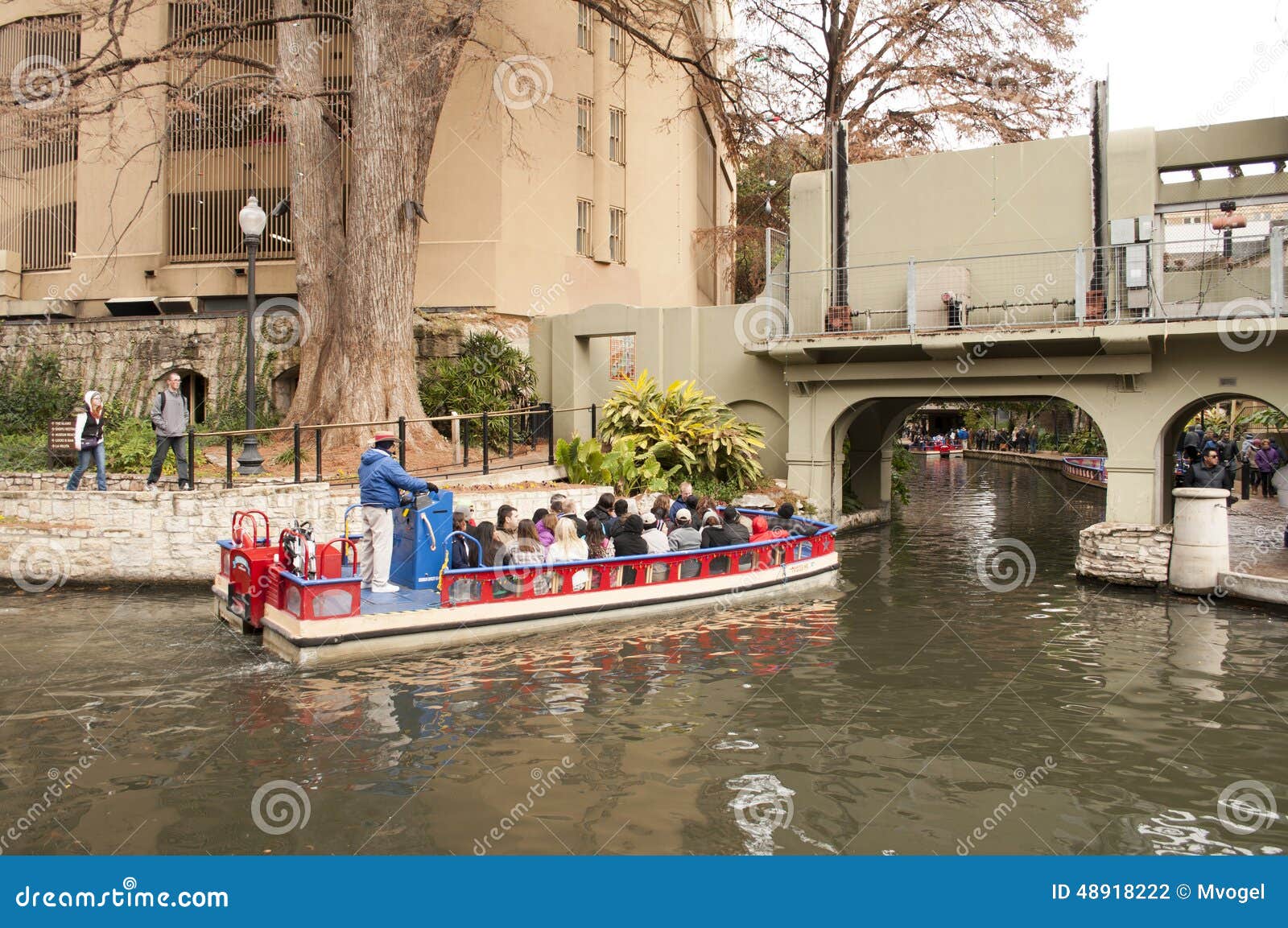 San Antonio River Walk Boat Tour Editorial Photography - Image of ...