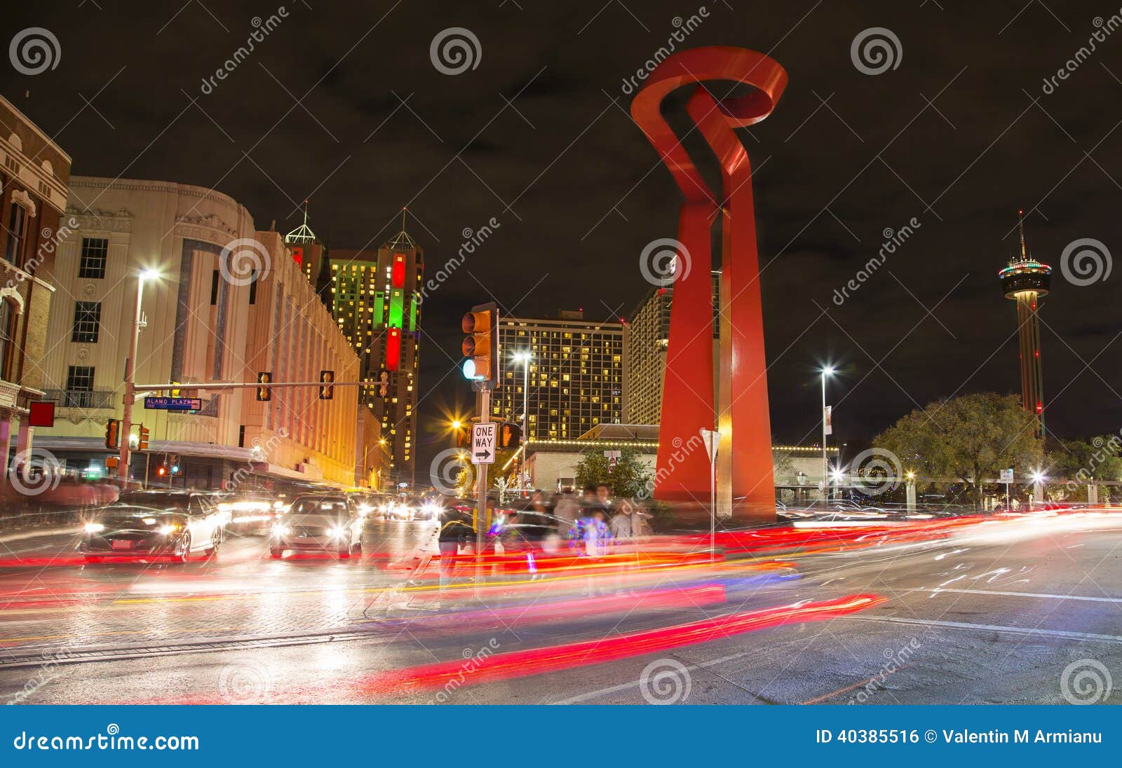 San Antonio - the Torch of Friendship Stock Photo - Image of tourist ...