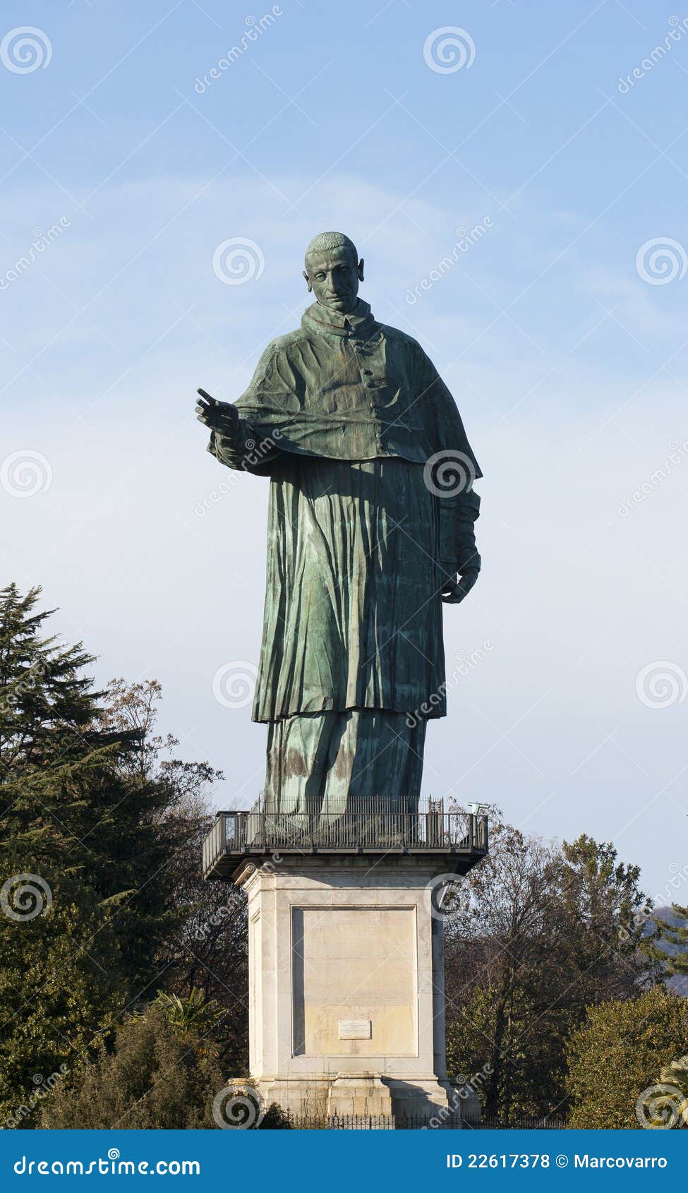 San Carlone stock photo. Image of bronze, arona, sculpture - 22617378