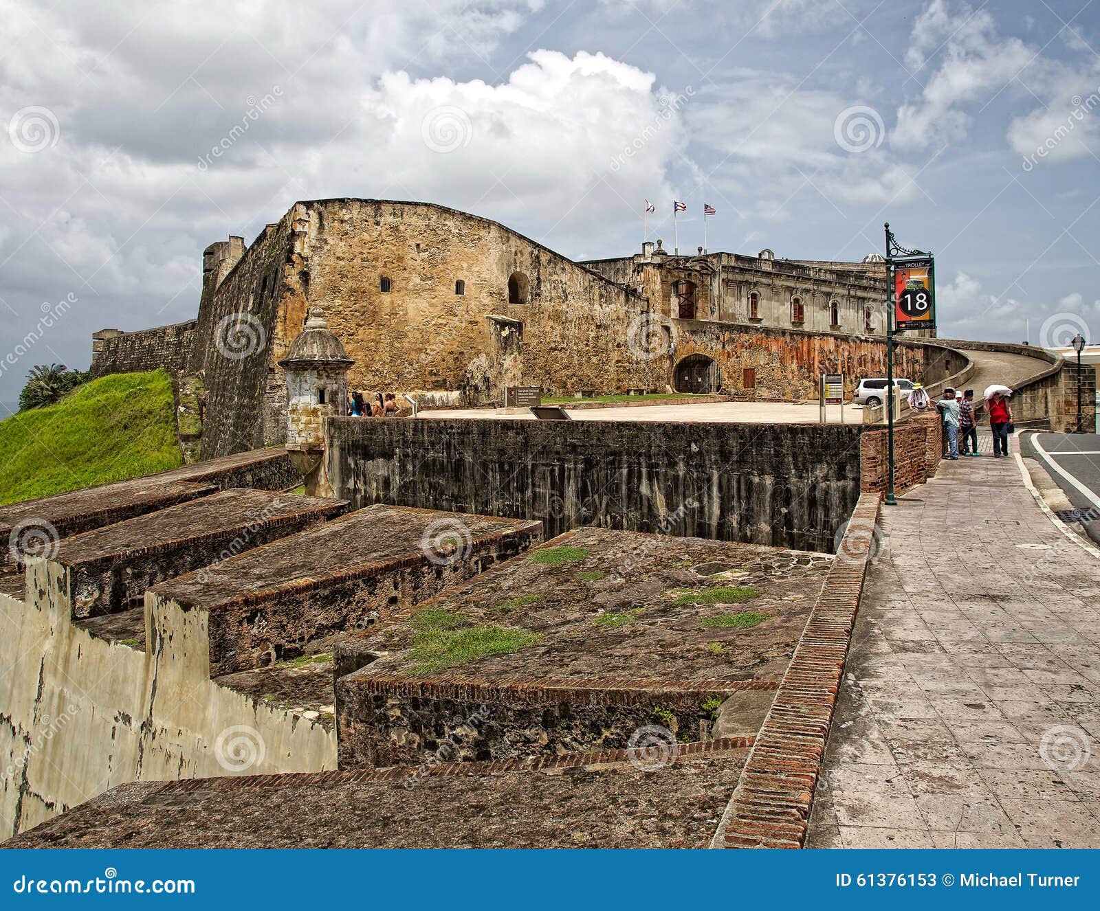 San Cristobal Castle editorial stock photo. Image of rico - 61376153