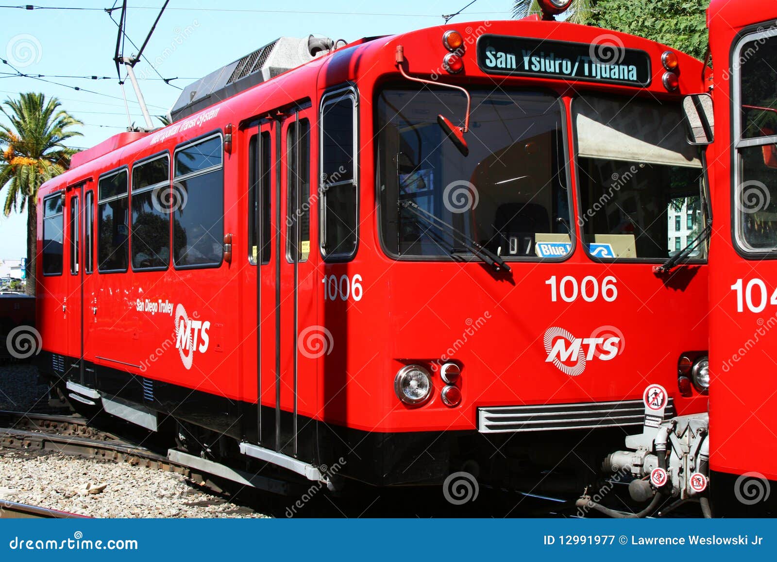 San Diego - MTS Trolley editorial photography. Image of west - 12991977