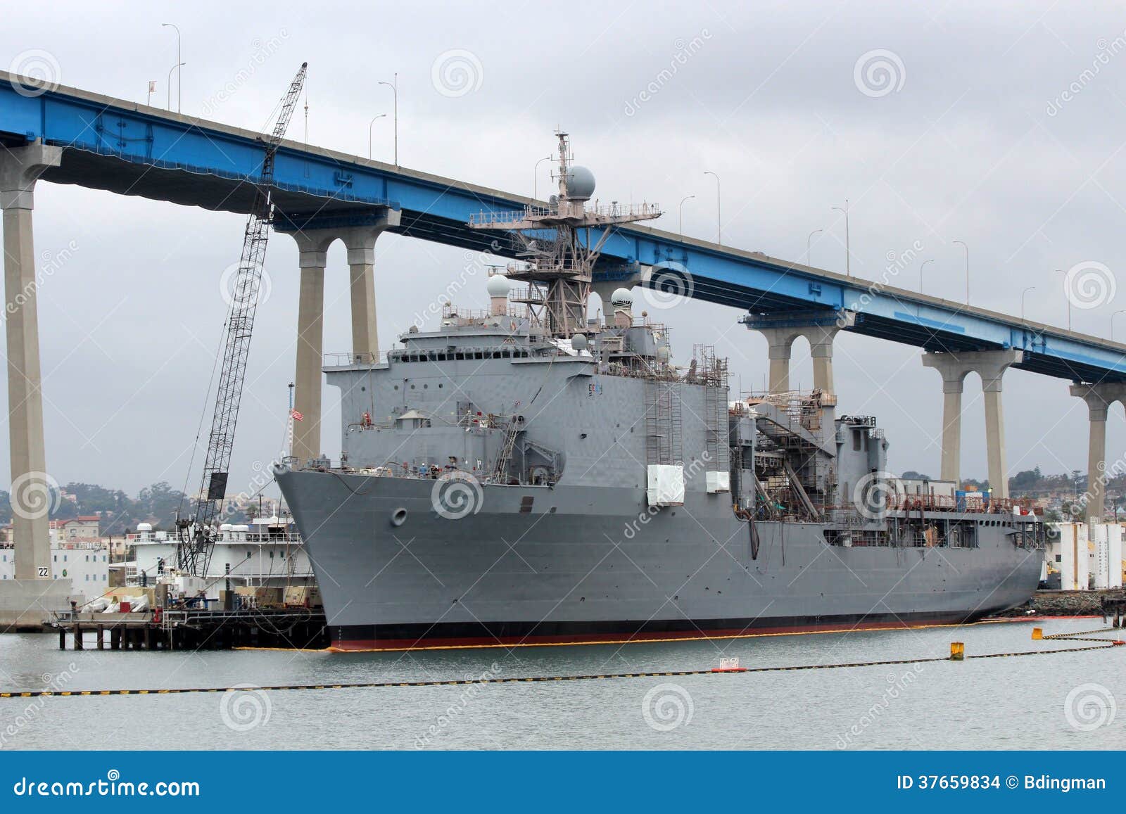 San Diego Navy Shipyard editorial stock image. Image of california ...