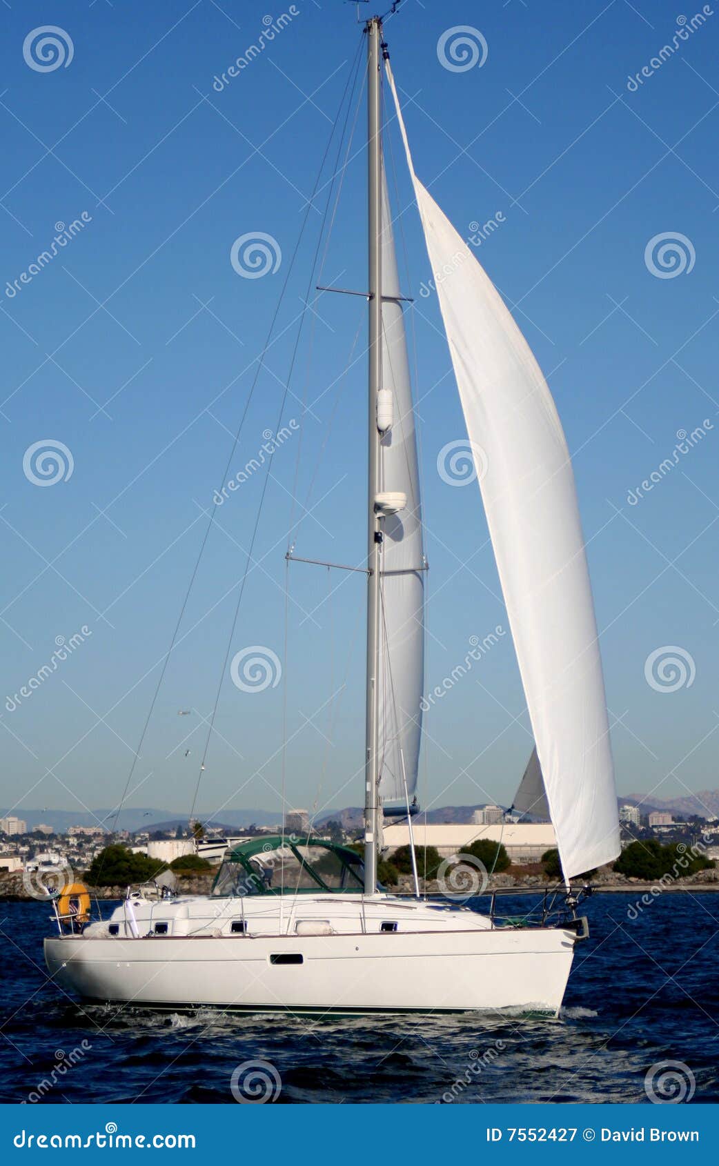 San Diego Sailboat stock image. Image of long, tall, pretty - 7552427