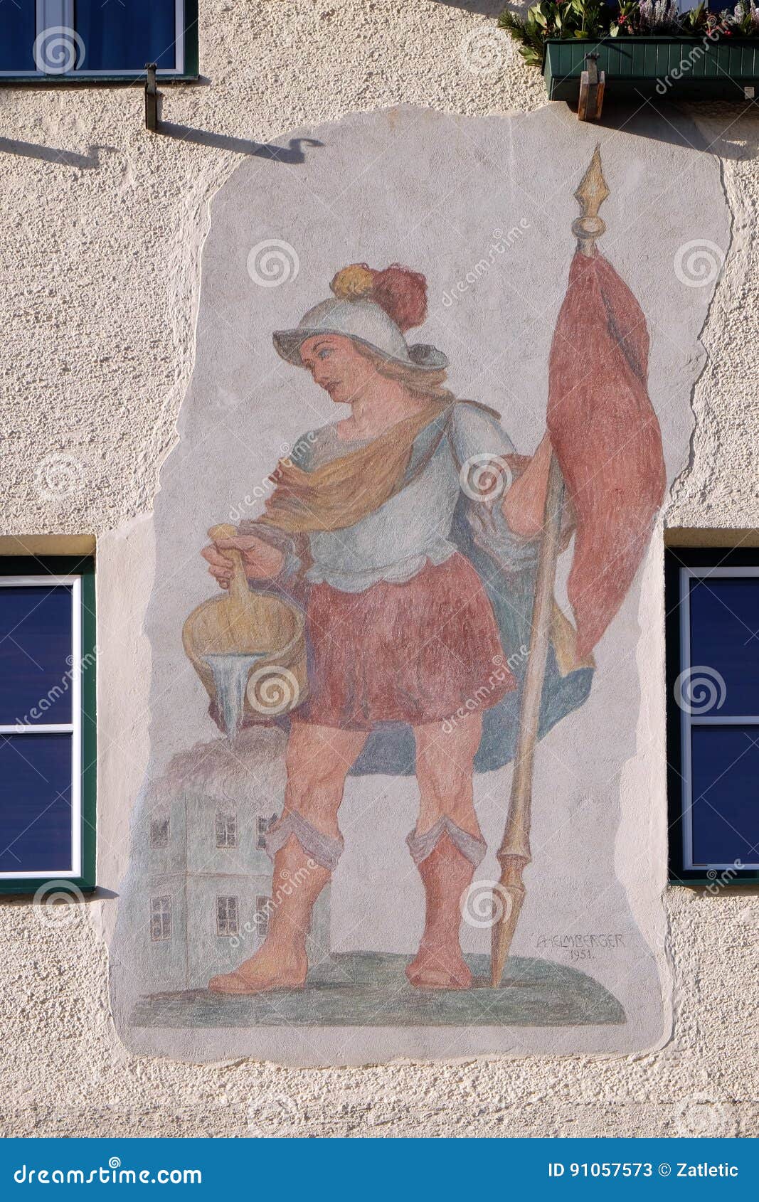 San Florian immagine stock. Immagine di cristianità, vangelo - 91057573