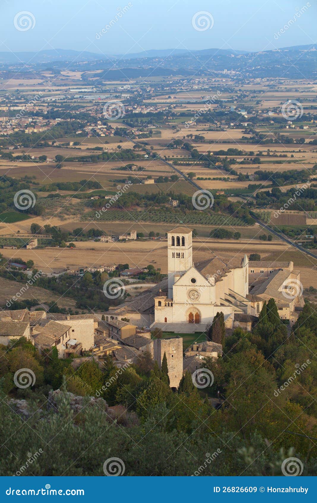 San Francis Church at Assisi Stock Image - Image of franciscan, francis ...