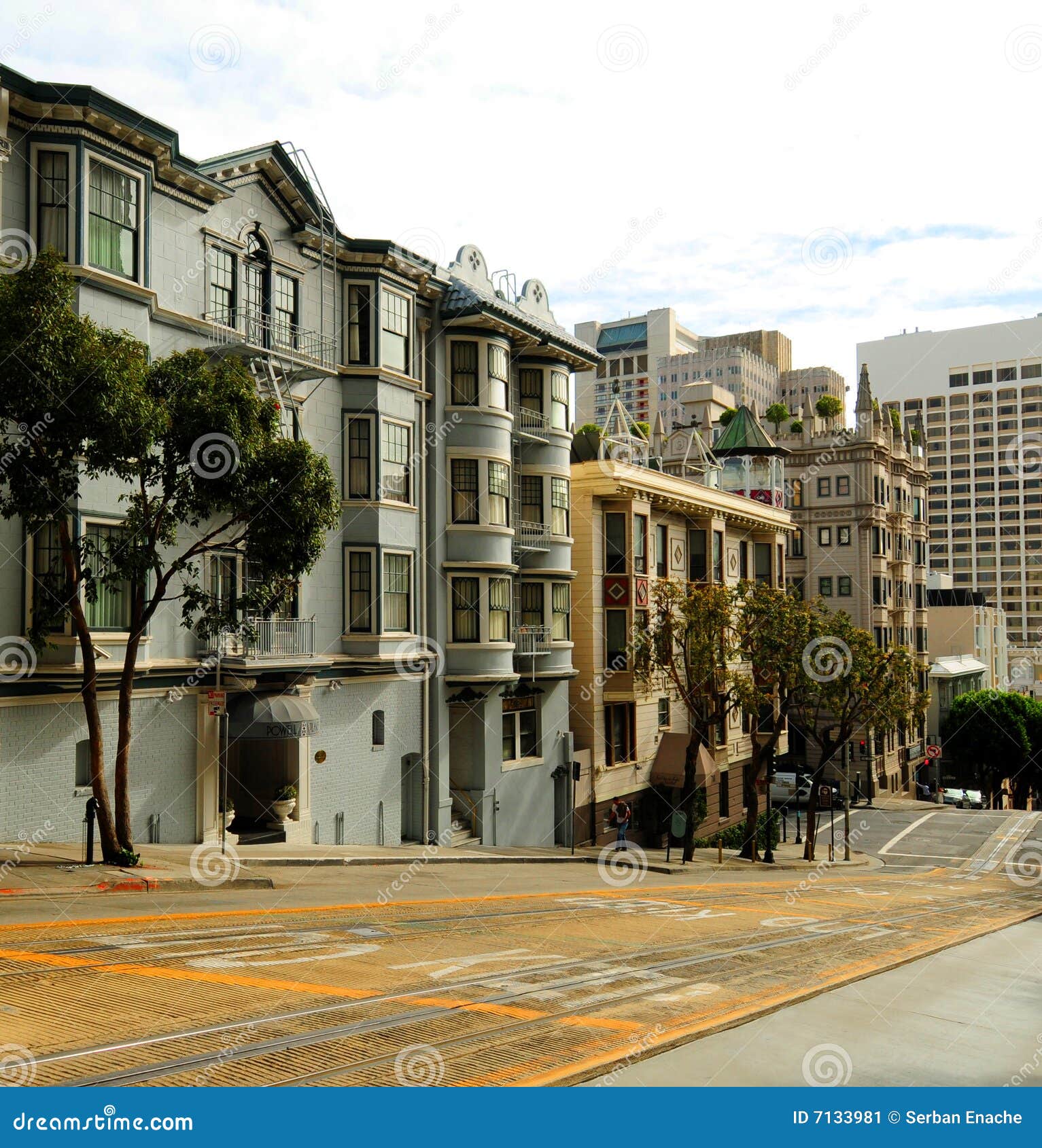 San Francisco stock image. Image of street, historic, dwellings - 7133981