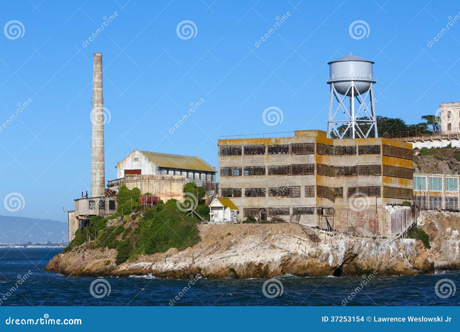 San Francisco Alcatraz Model Industries Building Stockfoto - Bild von ...