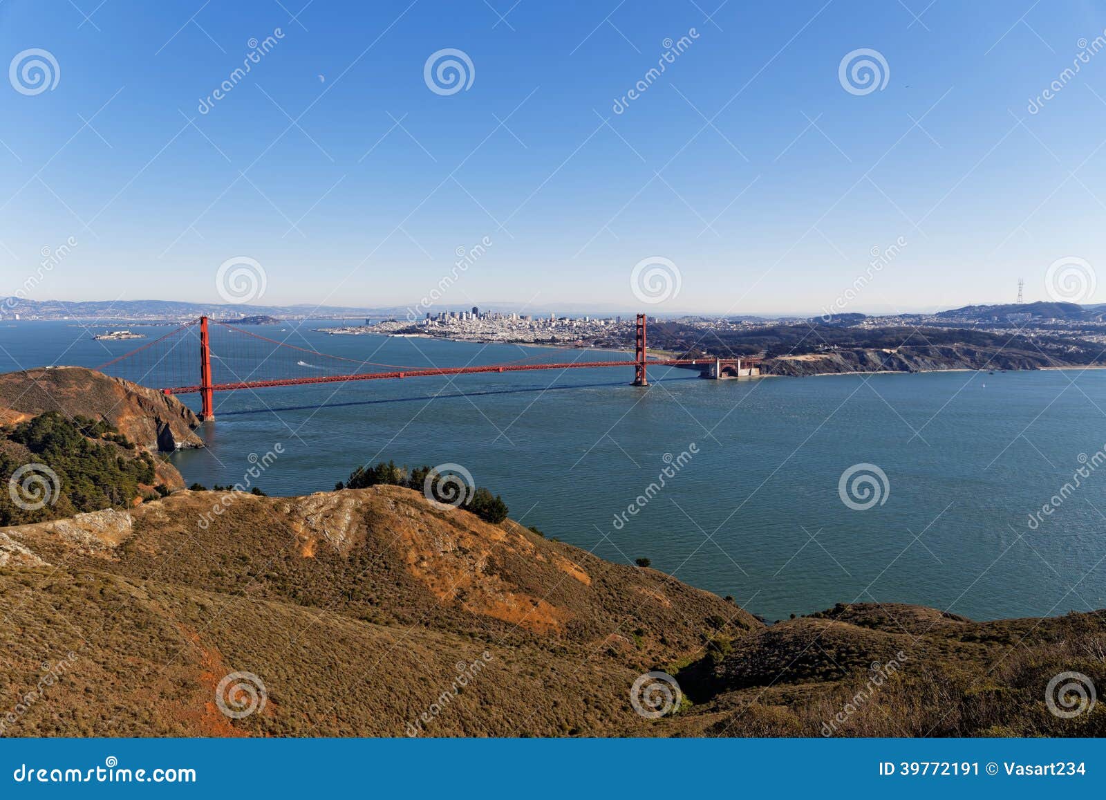 San Francisco Bay Area View Stock Image - Image of california ...