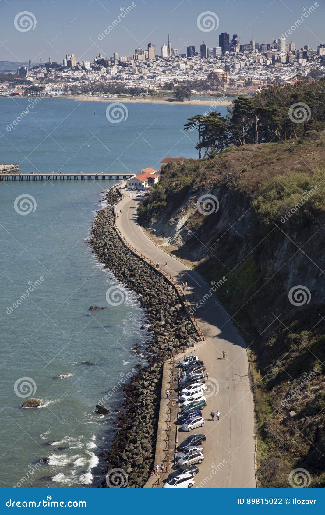 San Francisco from a Bird`s Eye View Stock Photo - Image of famous ...