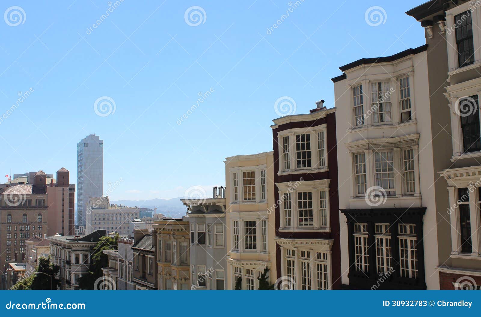 San francisco buildings stock image. Image of town, borough - 30932783