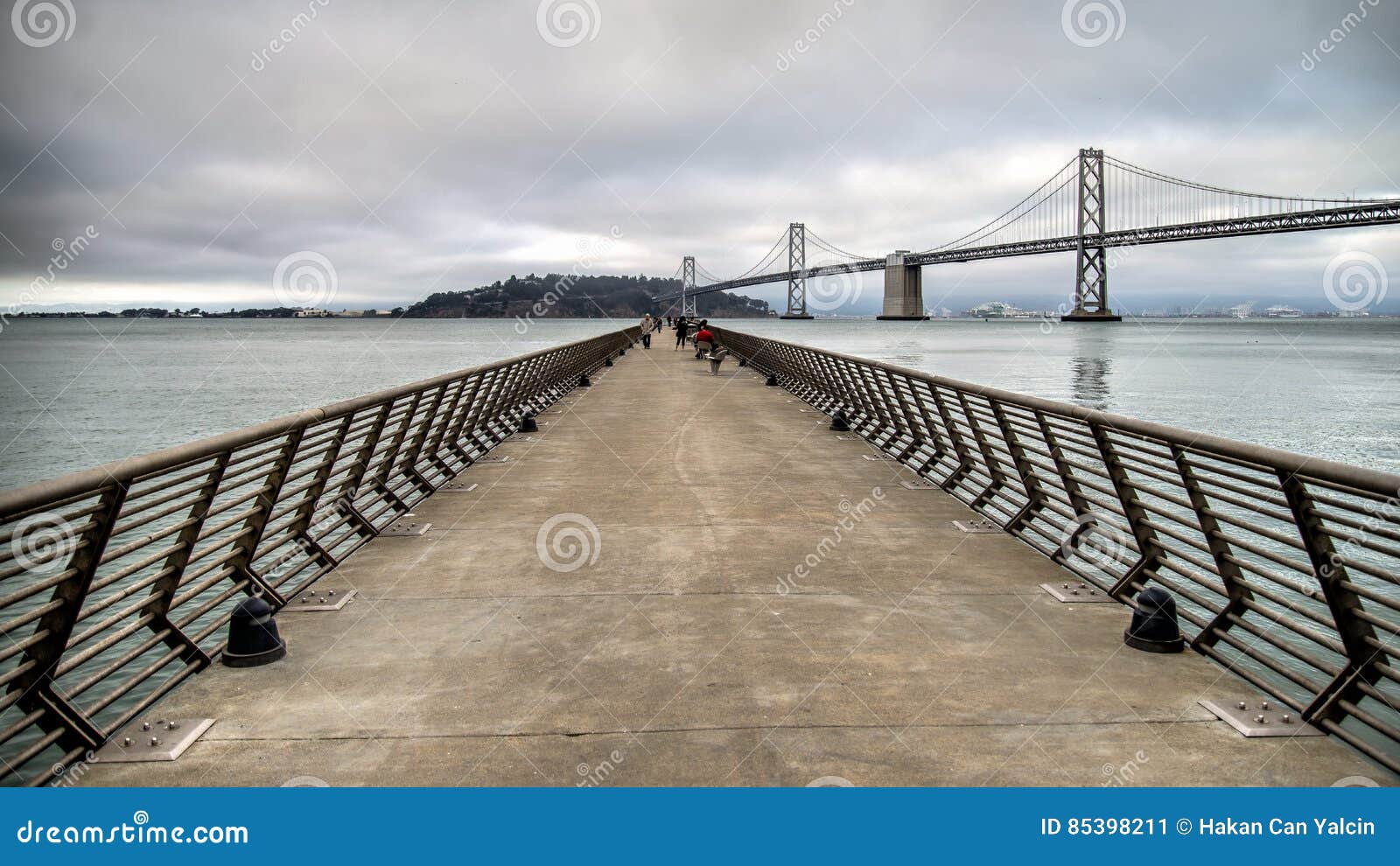 SAN FRANCISCO, CA - September 02, 2014: Pier 14 in San Francisco with ...