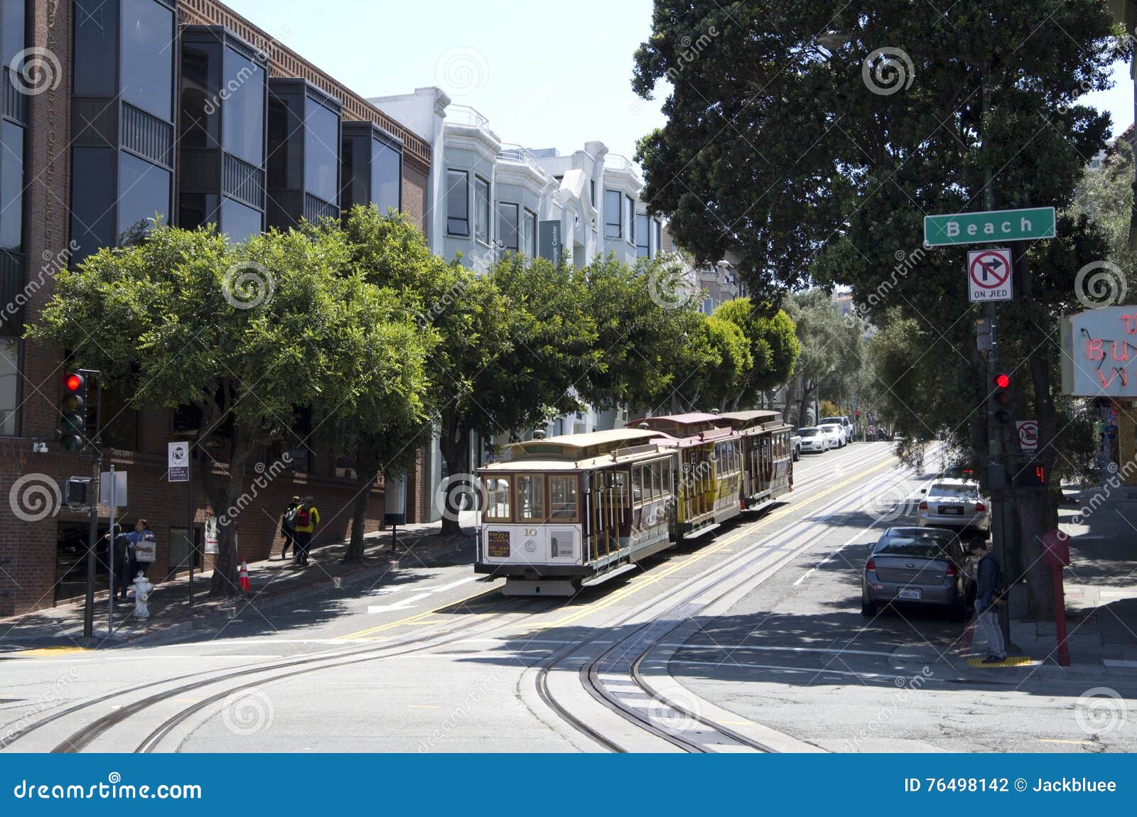 San Francisco Cable Car System Editorial Photography - Image of tourism ...
