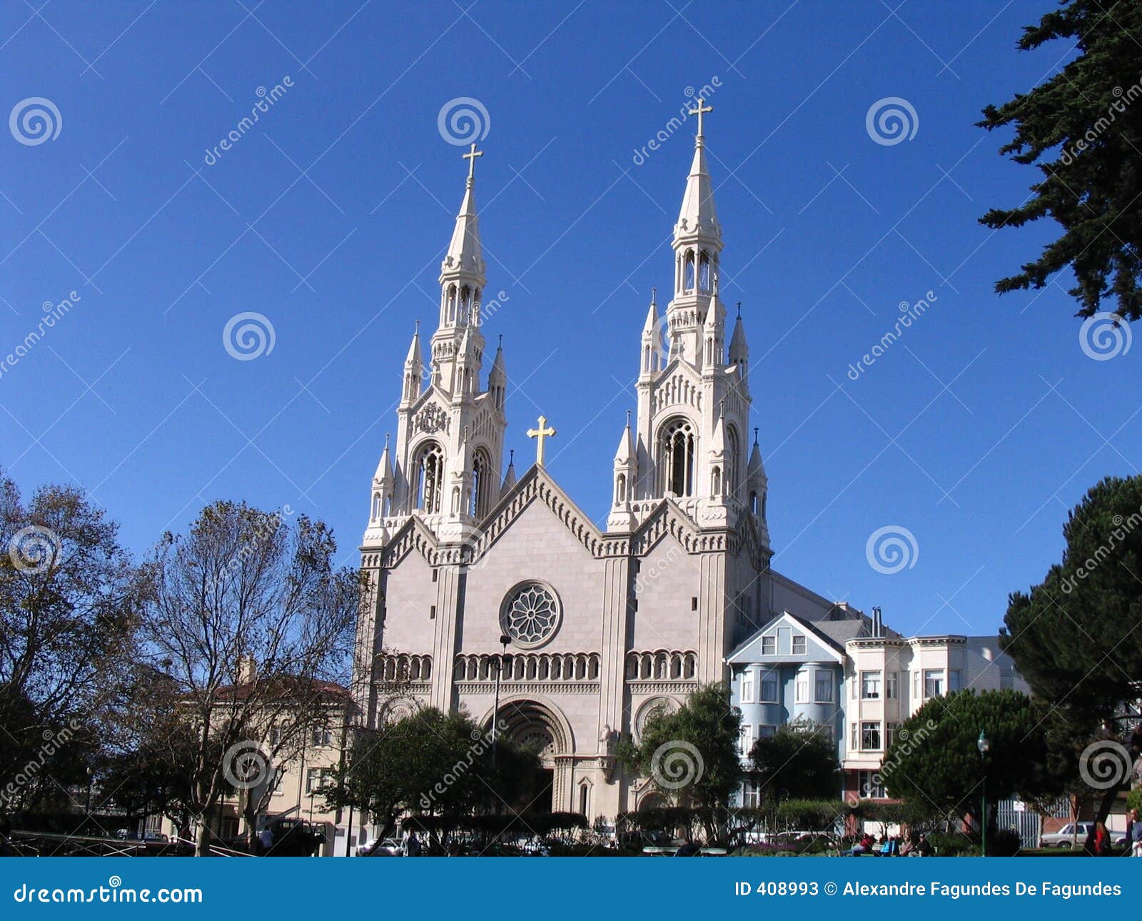 San Francisco - Church stock image. Image of architecture - 408993