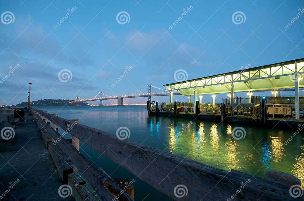San Francisco Embarcadero Pier Stock Photo - Image of clear ...