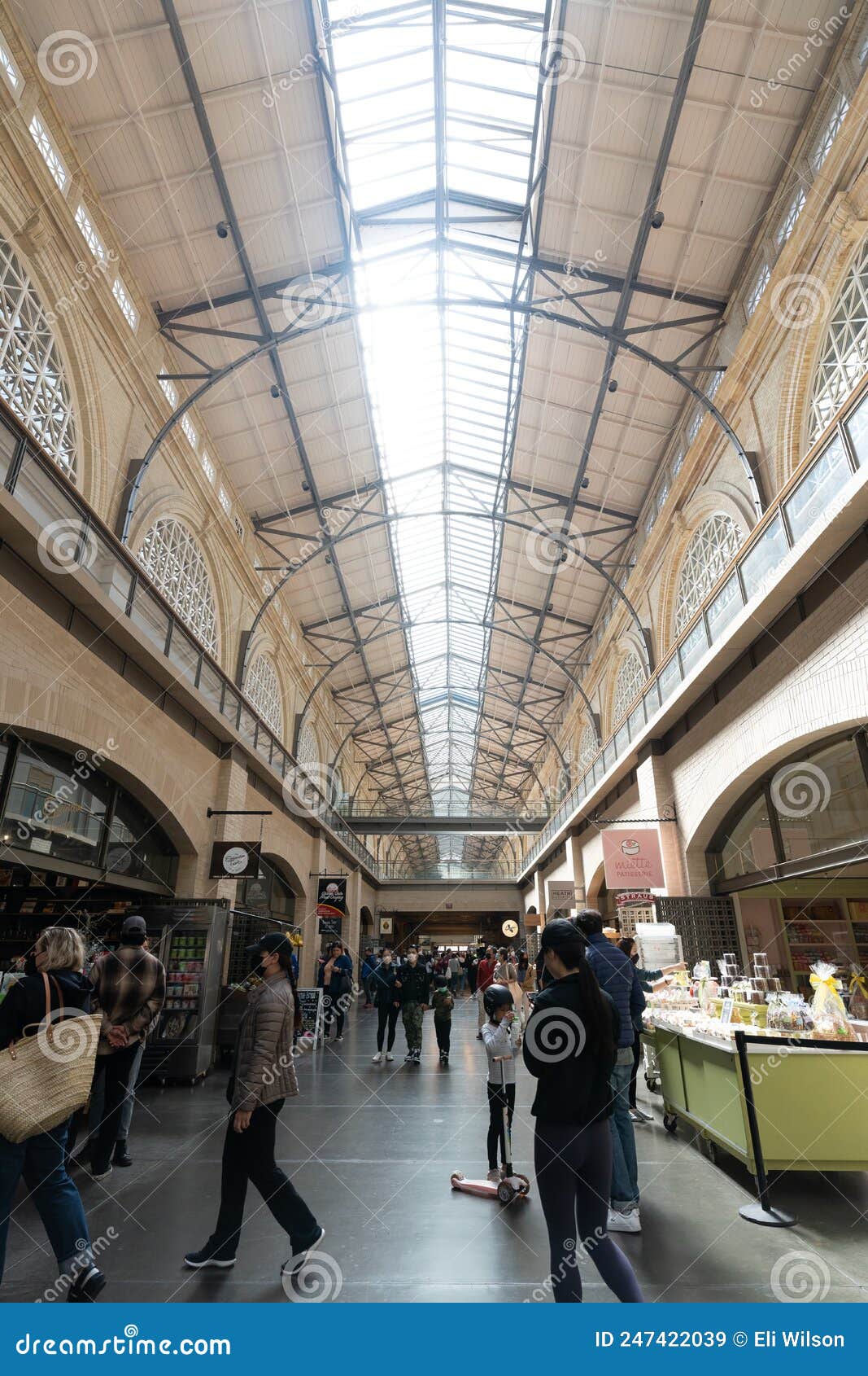 San Francisco Ferry Building Editorial Stock Image - Image of interior ...