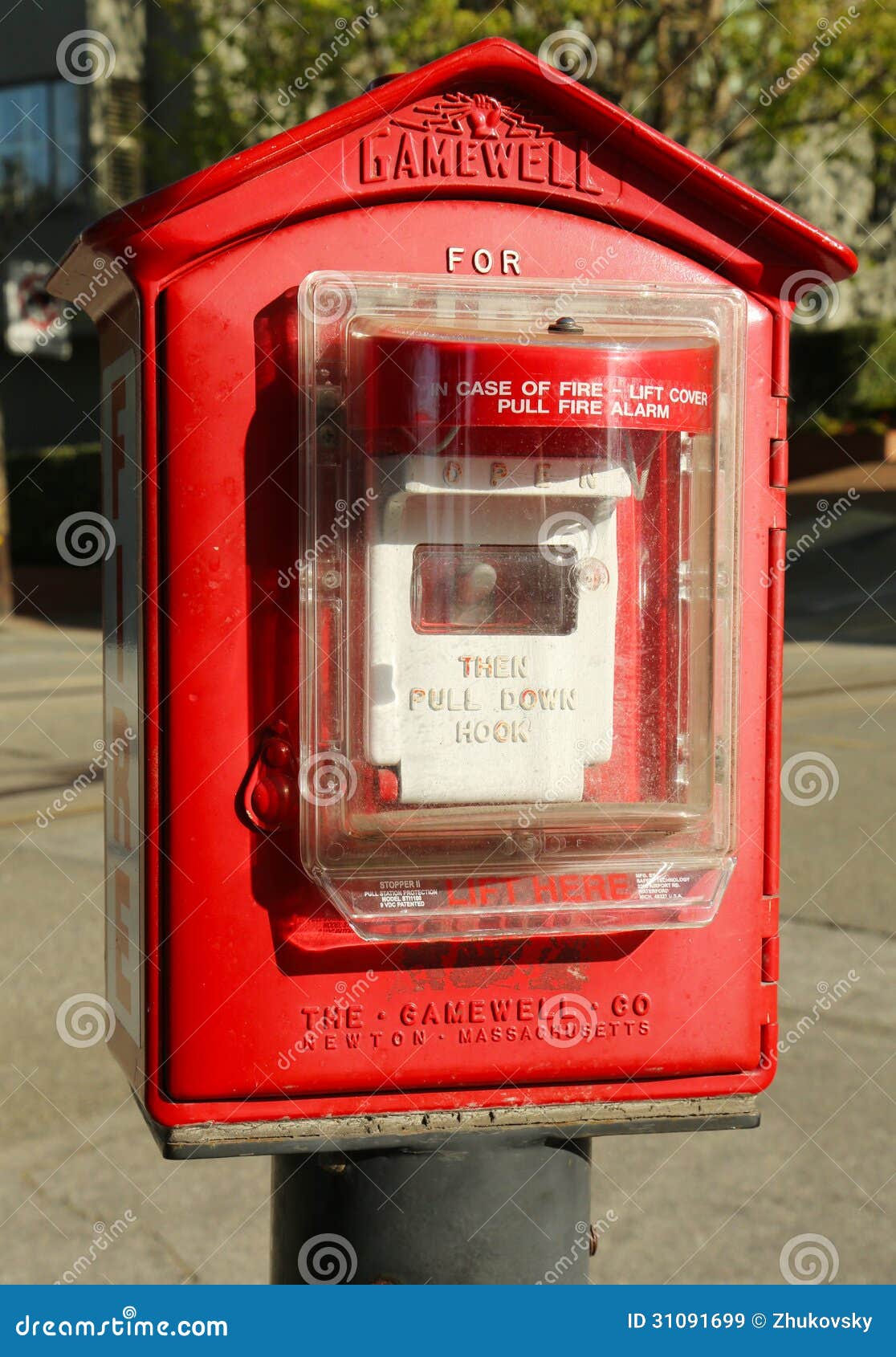 San Francisco Fire Alarm Box Editorial Stock Image - Image of security ...