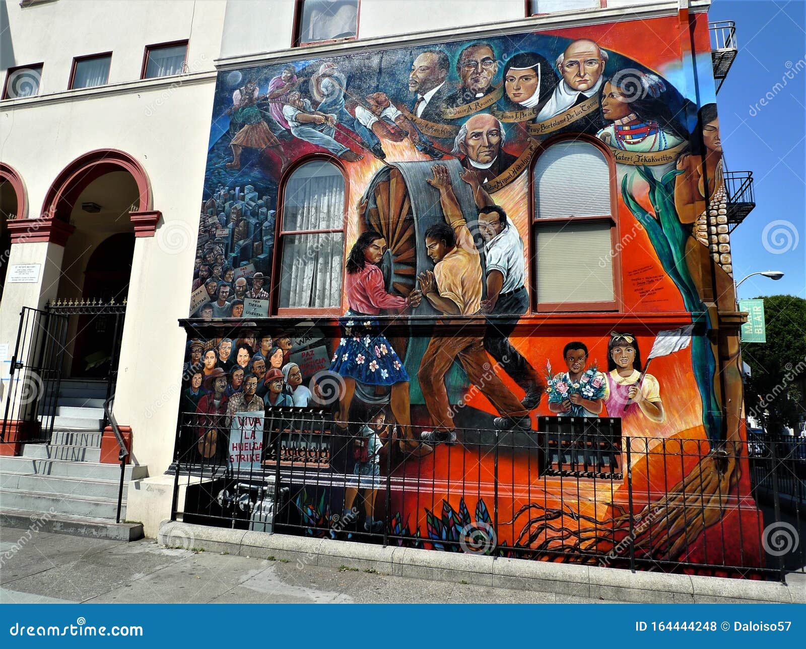 SAN FRANCISCO the MURALS of MISSION Editorial Stock Photo - Image of ...