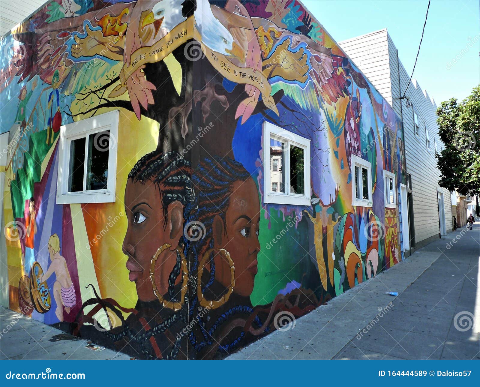 SAN FRANCISCO the MURALS of MISSION Editorial Stock Image - Image of ...