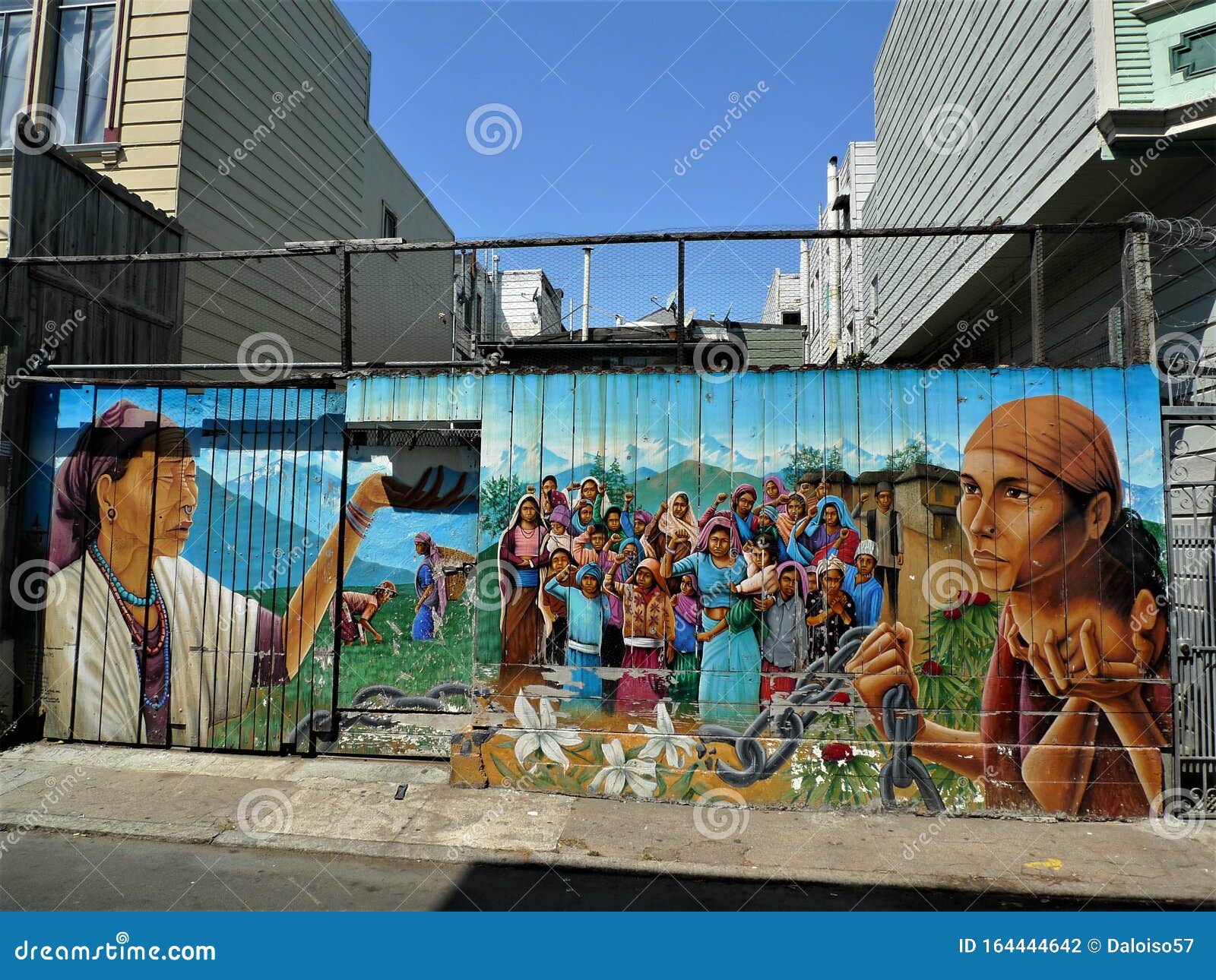 SAN FRANCISCO the MURALS of MISSION Editorial Photography - Image of ...