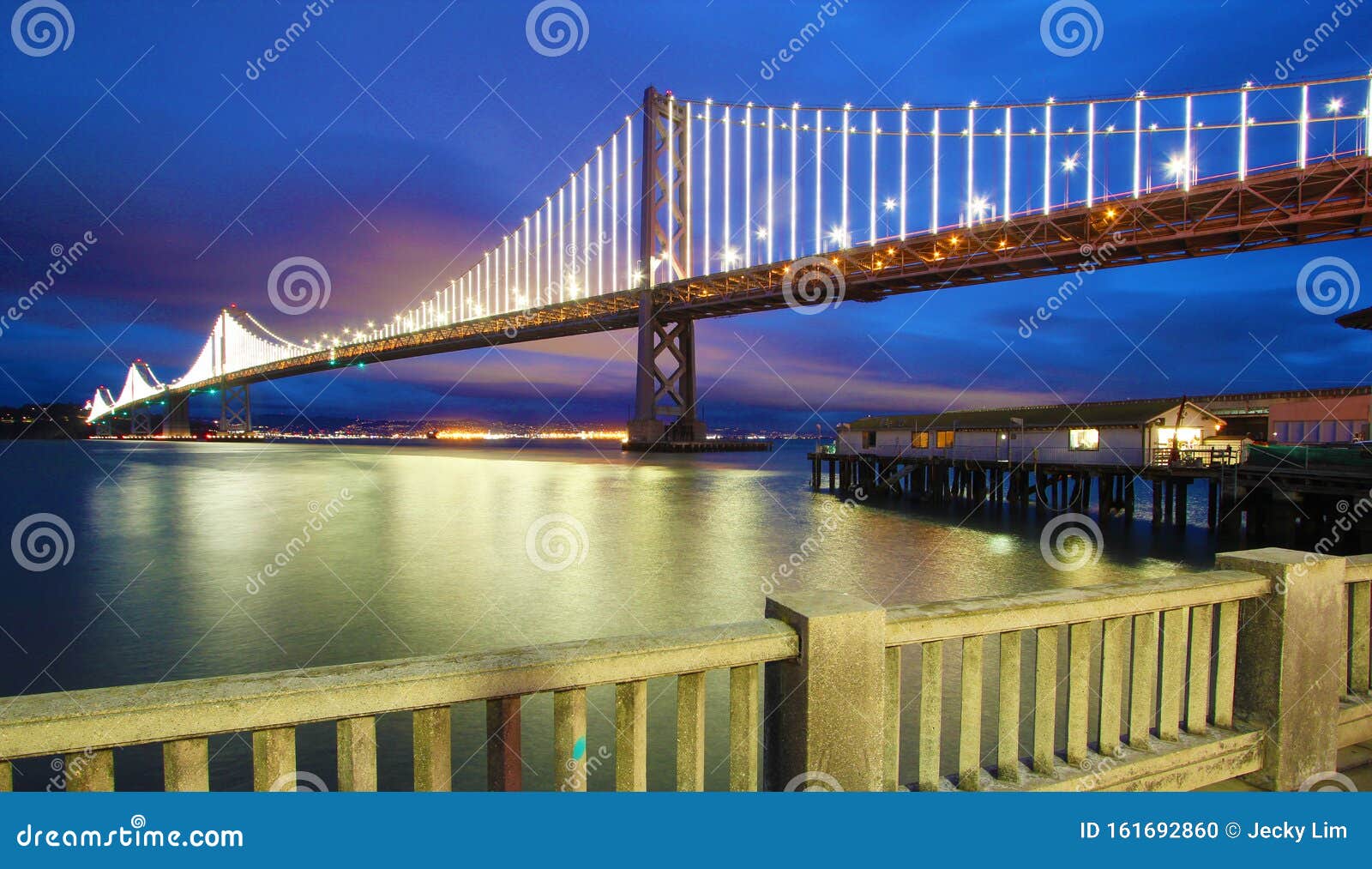 San Francisco Oakland Bay Bridge Stock Photo - Image of bridge, oakland ...