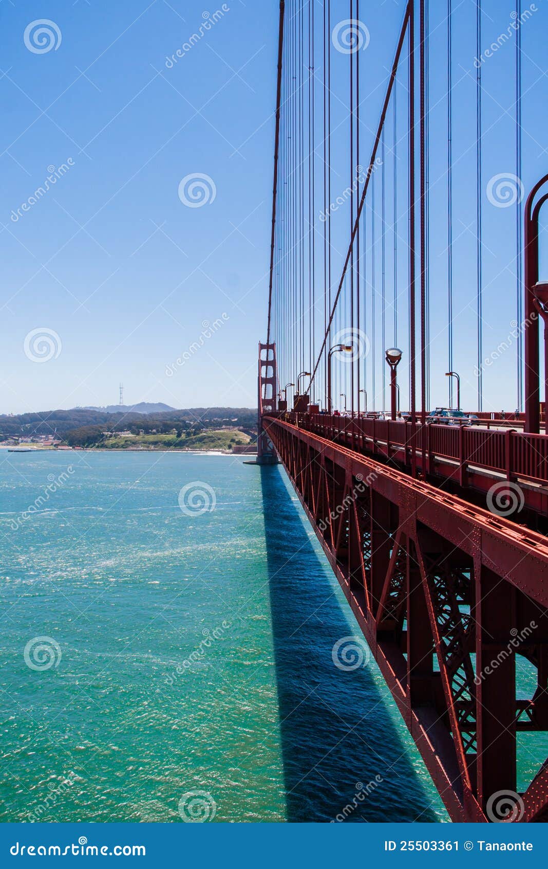 San Francisco S Golden Gate Vanishing Point Stock Image - Image of ...