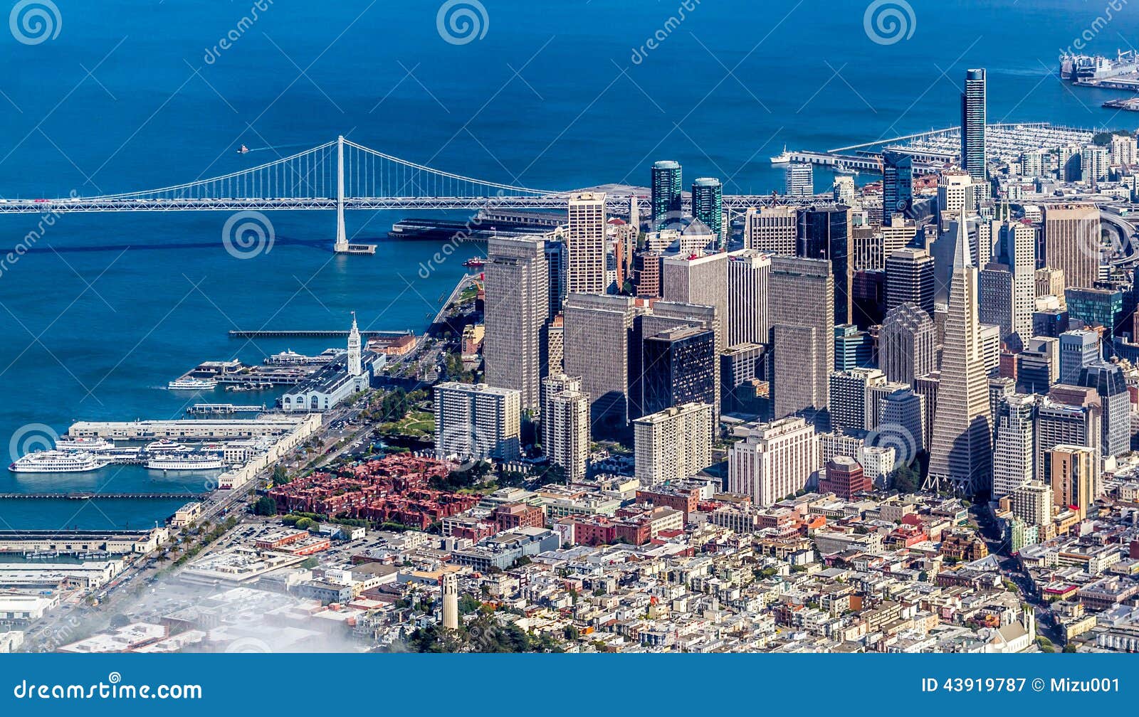 San Francisco Skyline stock image. Image of place, francisco - 43919787