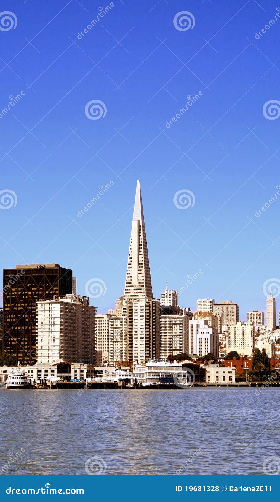 San Francisco Transamerica Building Stock Photo - Image of summer ...