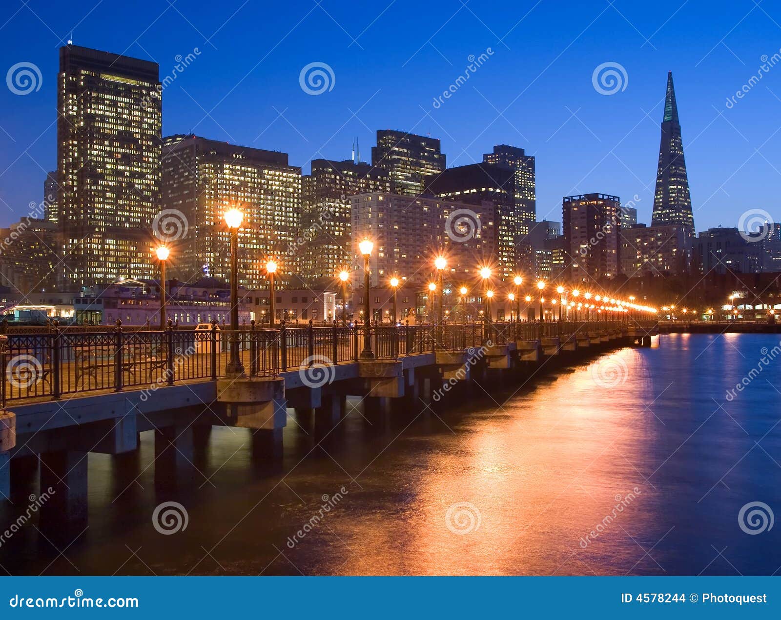 San Francisco waterfront stock photo. Image of area, building - 4578244
