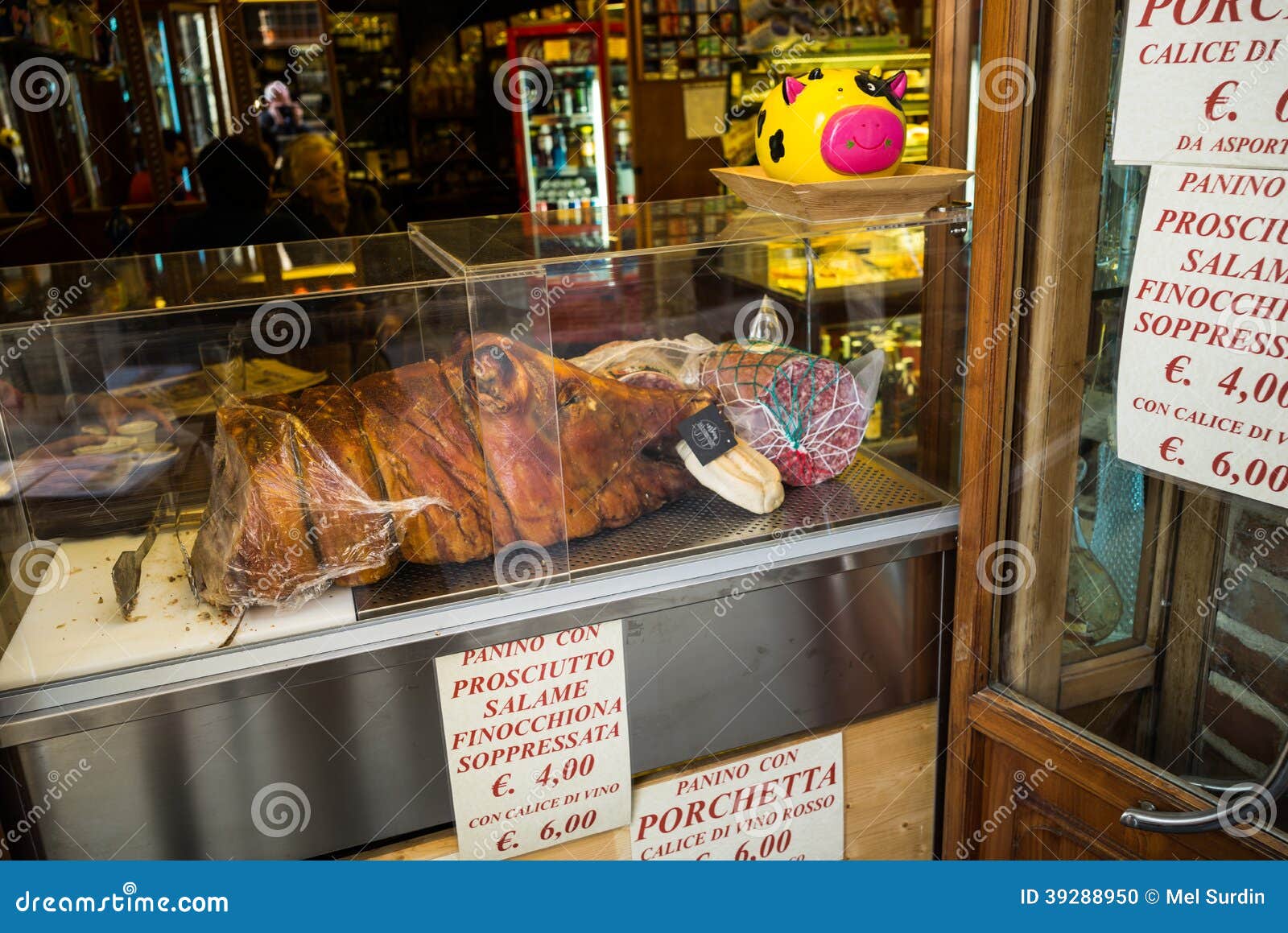 San Gimignano, Pig Display editorial image. Image of florence - 39288950