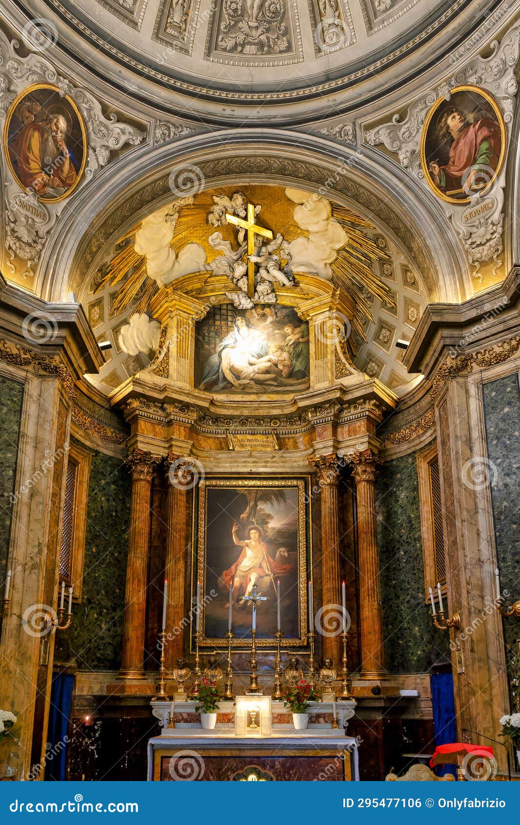 San Giovanni della Pigna editorial photo. Image of croce - 295477106