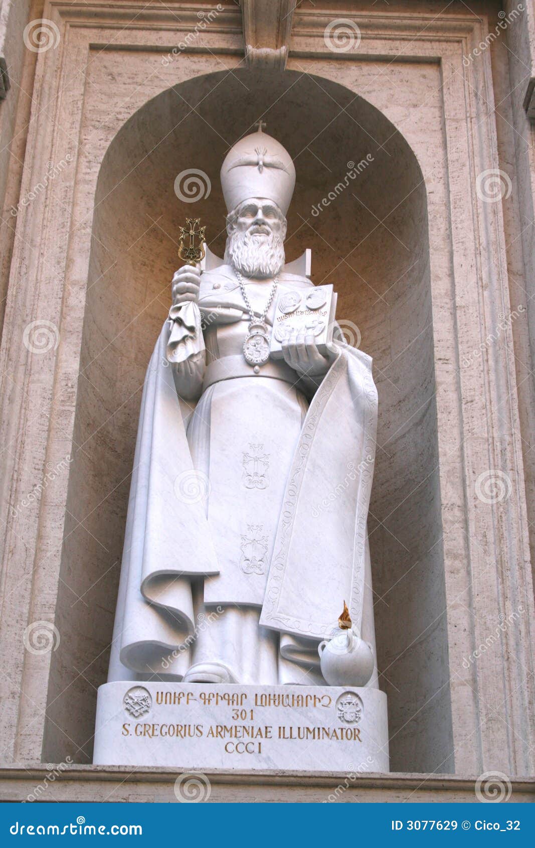 San Gregorio Vaticano stock image. Image of religion, sculpture - 3077629