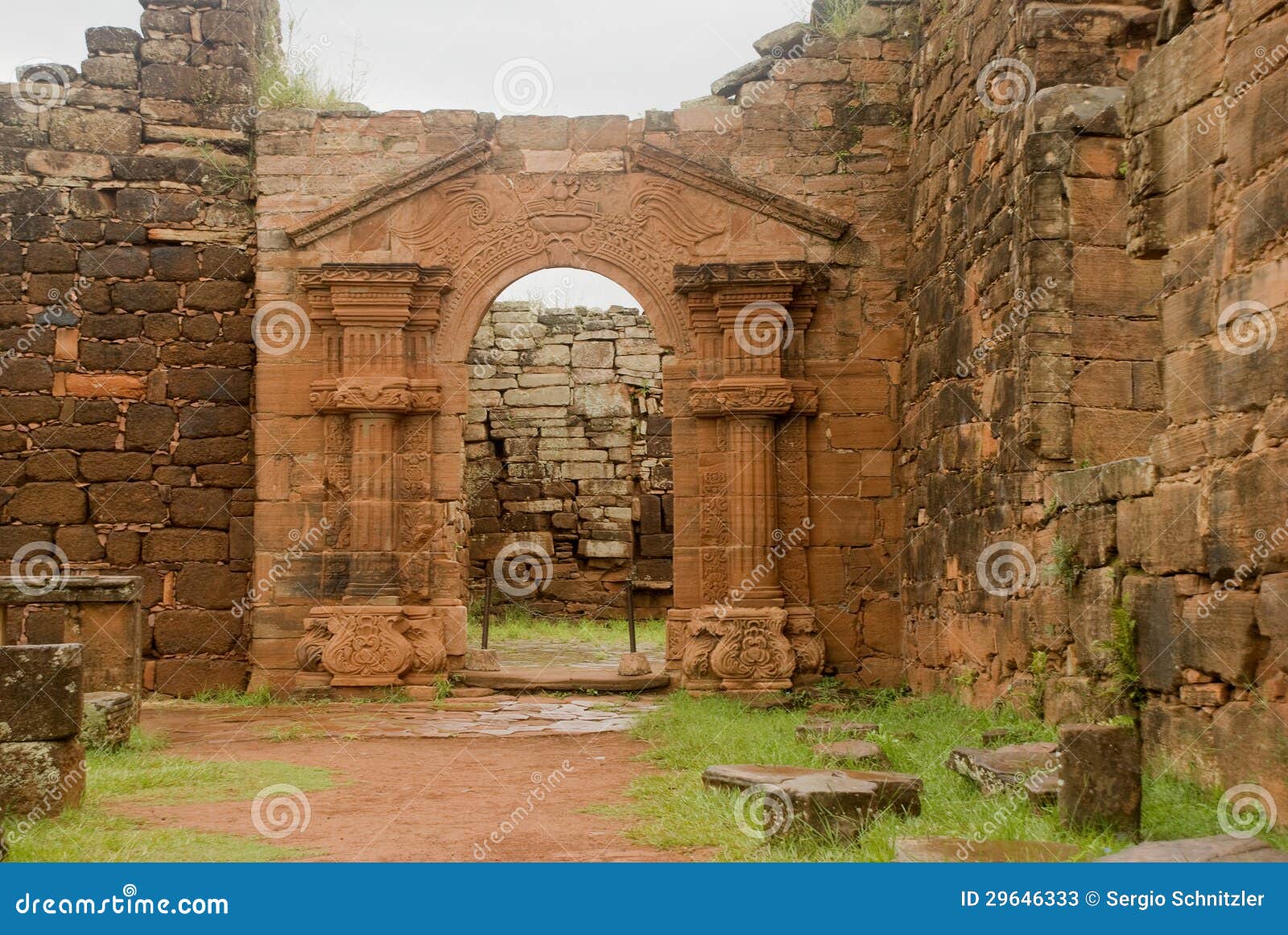 San Ignacio Mini Ruins stock image. Image of argentina - 29646333