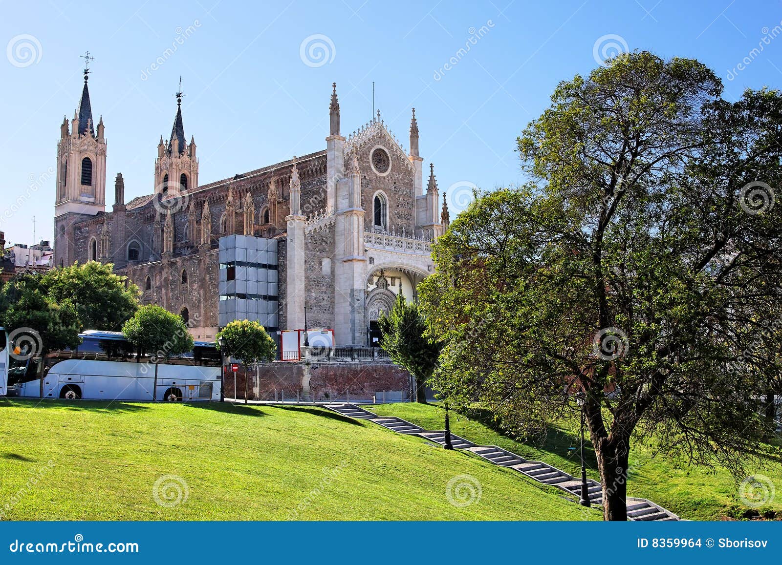 San Jeronimo El Real Church, Madrid Stock Photo - Image of monument ...